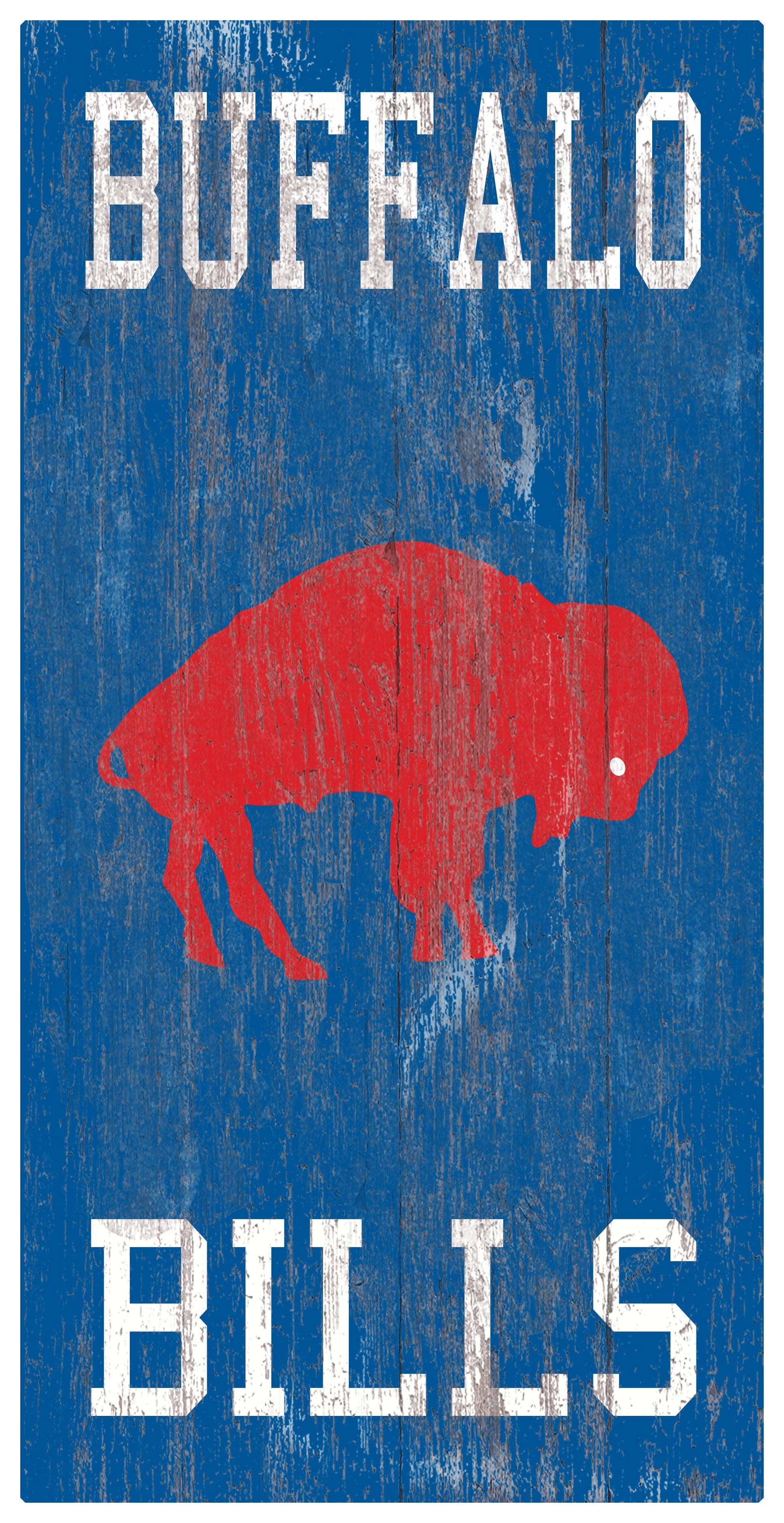 Buffalo Bills Heritage Logo W/ Team Name 6x12 – Fan Creations GA