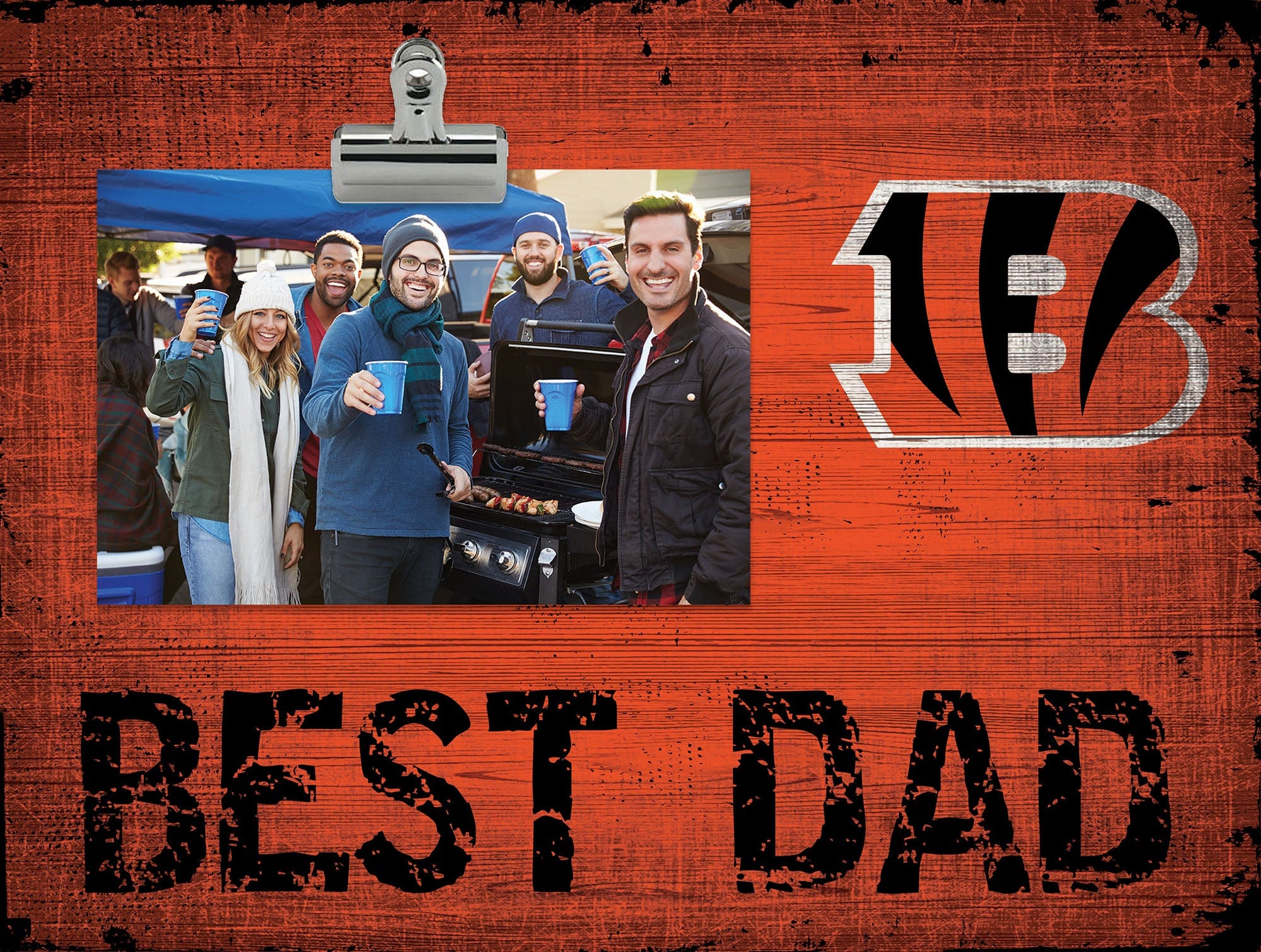 Cincinnati Bengals Best Dad Clip Frame – Fan Creations GA