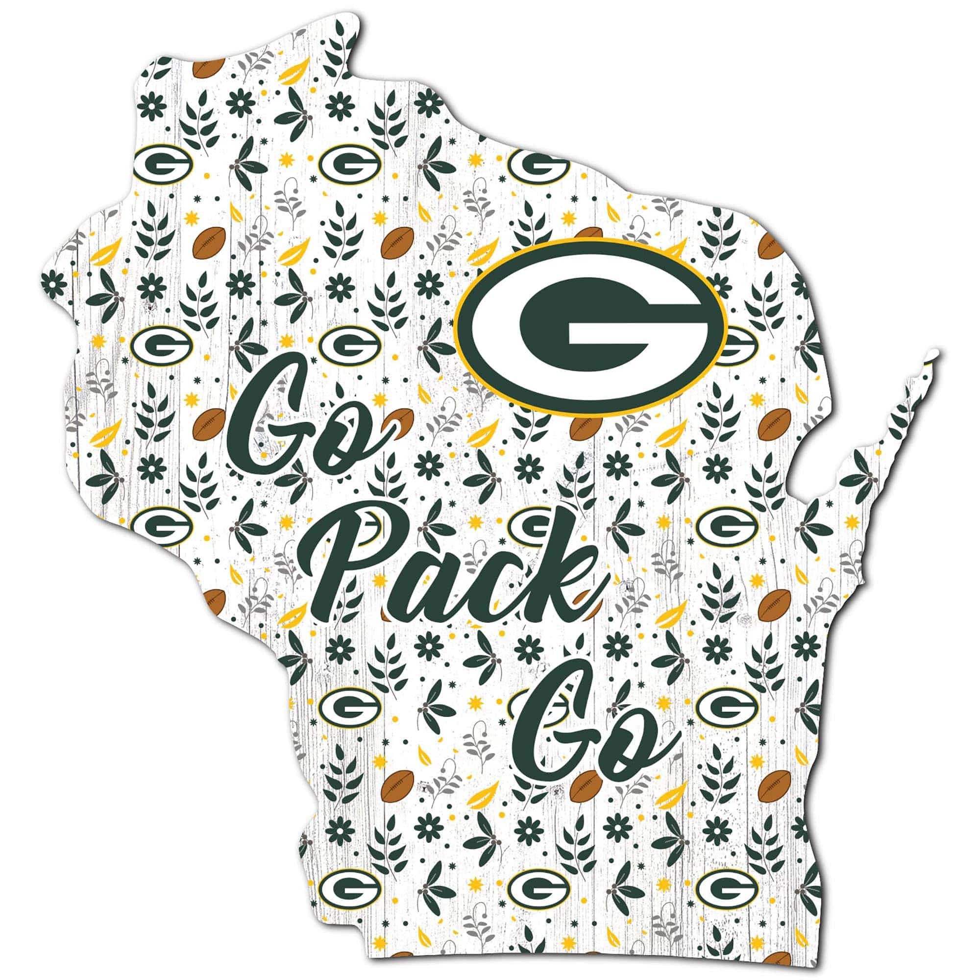 Green Bay Packers State Sign 12in – Fan Creations GA