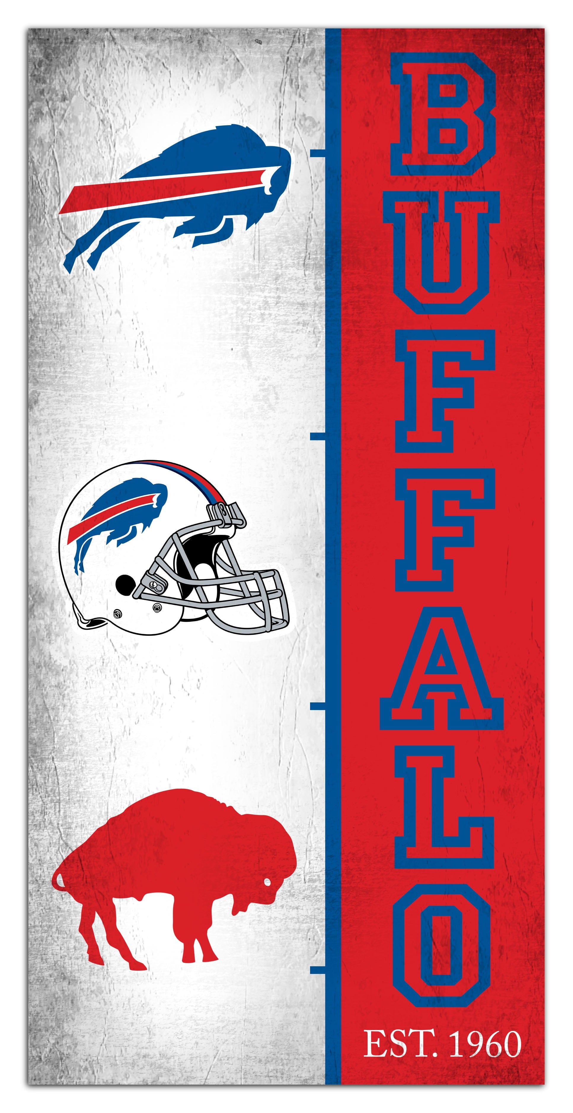 Buffalo Bills Team Logo Progression 6x12 – Fan Creations GA