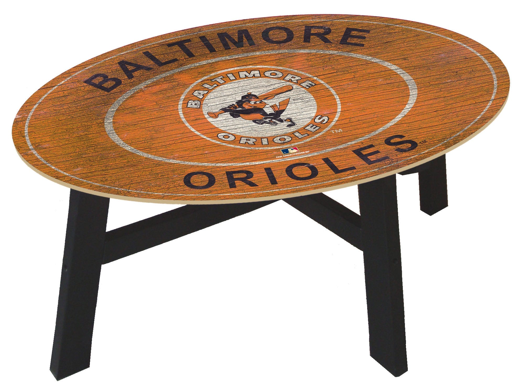 Baltimore Orioles Heritage Logo Coffee Table – Fan Creations GA