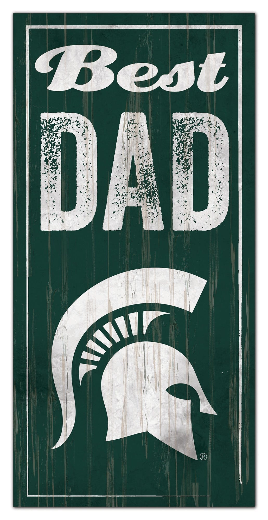 Michigan State Best Dad Sign – Fan Creations GA