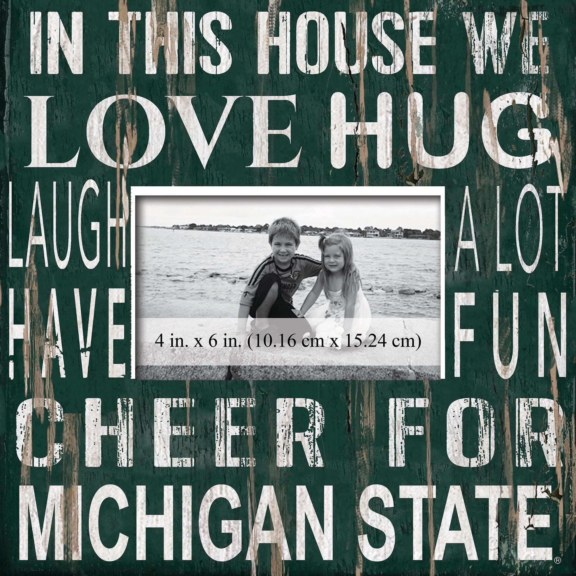 Michigan State In This House 10x10 Frame – Fan Creations GA