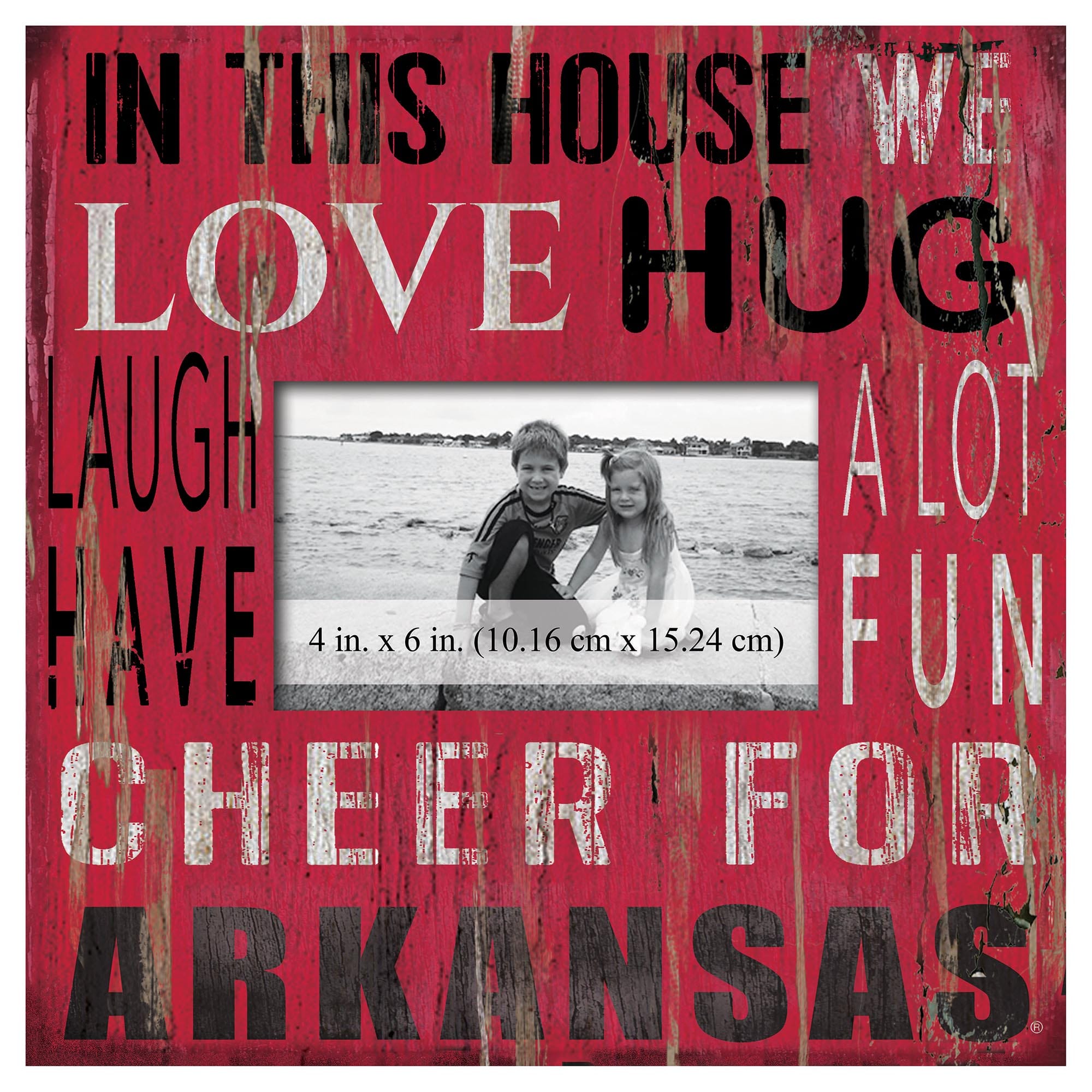 University of Arkansas In This House 10x10 Frame – Fan Creations GA