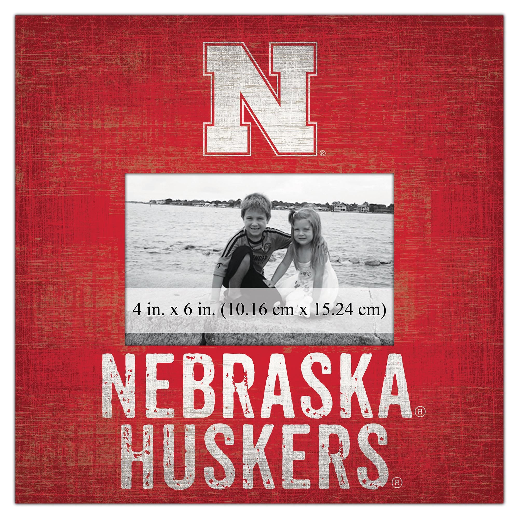 University of Nebraska Team Name 10x10 Frame – Fan Creations GA
