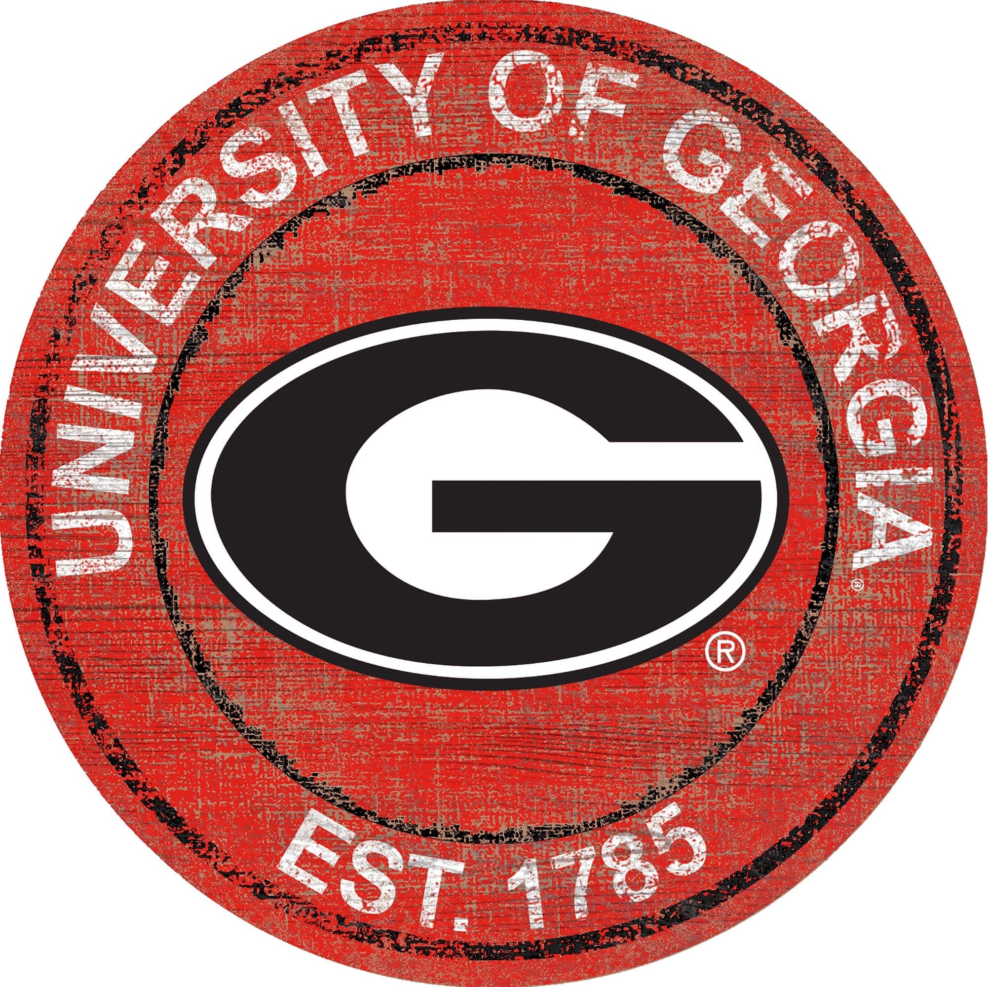 Georgia Heritage Logo 24" Circle – Fan Creations GA