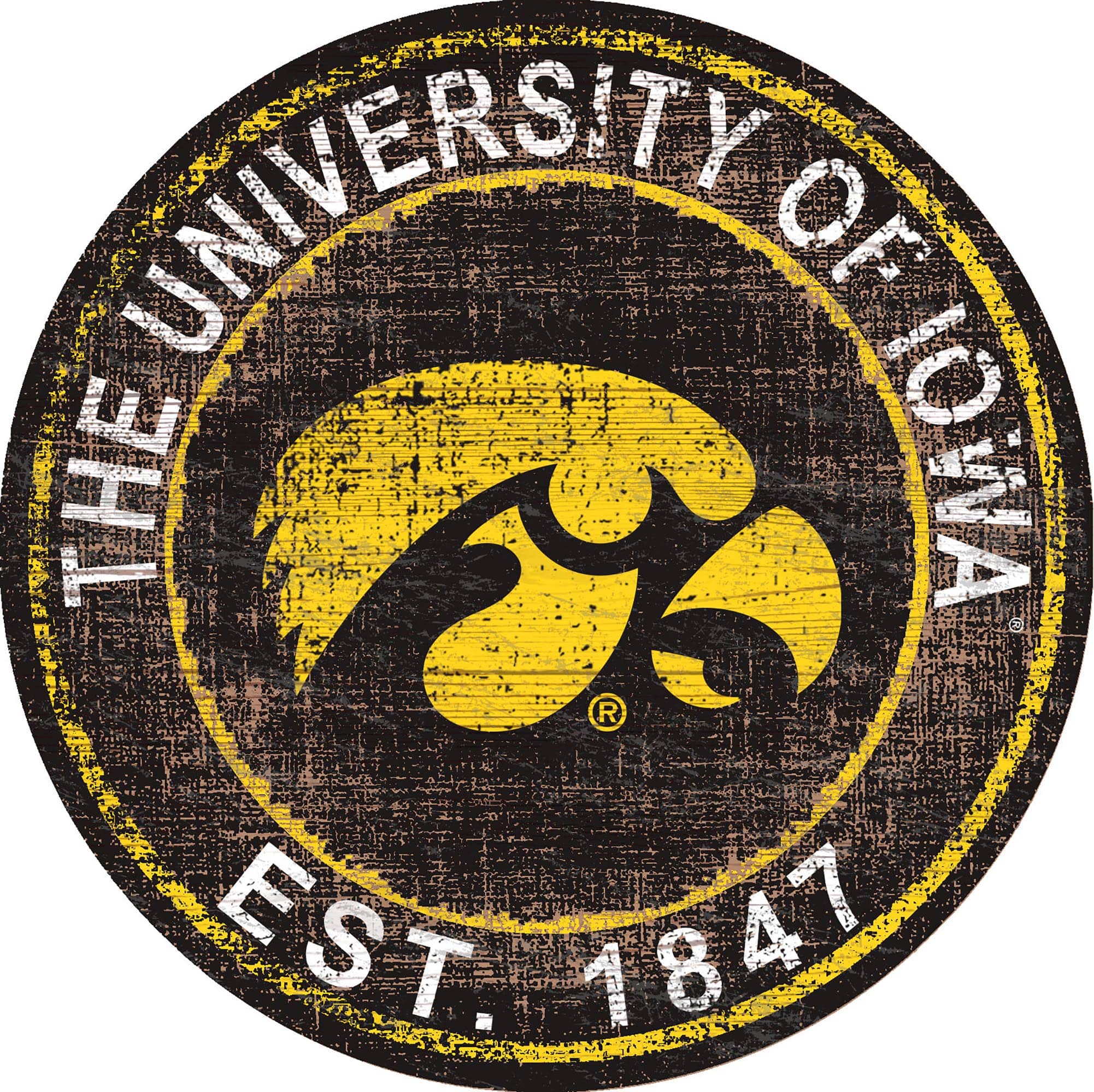 Iowa Heritage Logo 24" Circle – Fan Creations GA