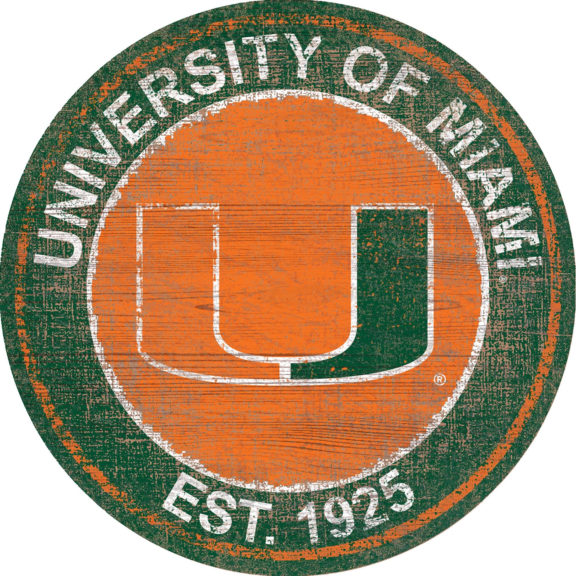 Miami Heritage Logo 24" Circle – Fan Creations GA