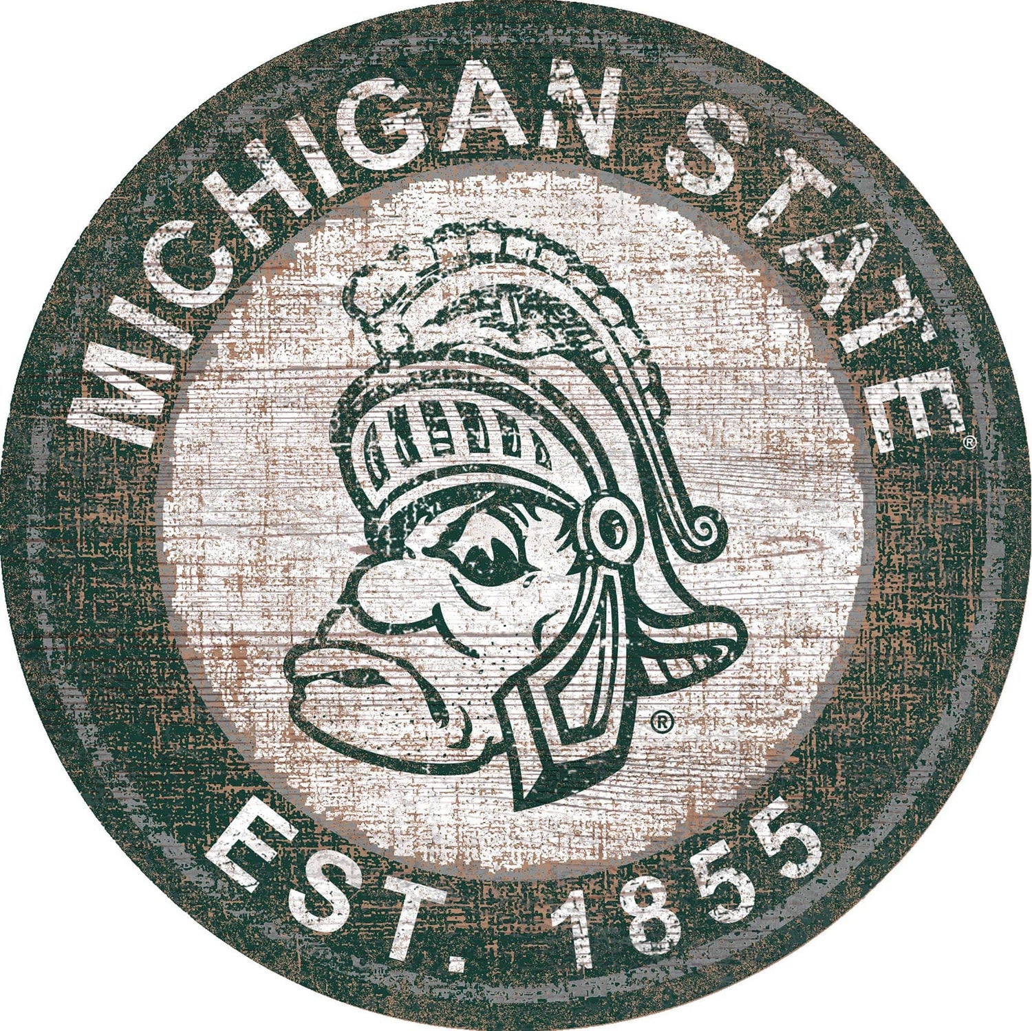 Michigan State Heritage Logo 24" Circle – Fan Creations GA