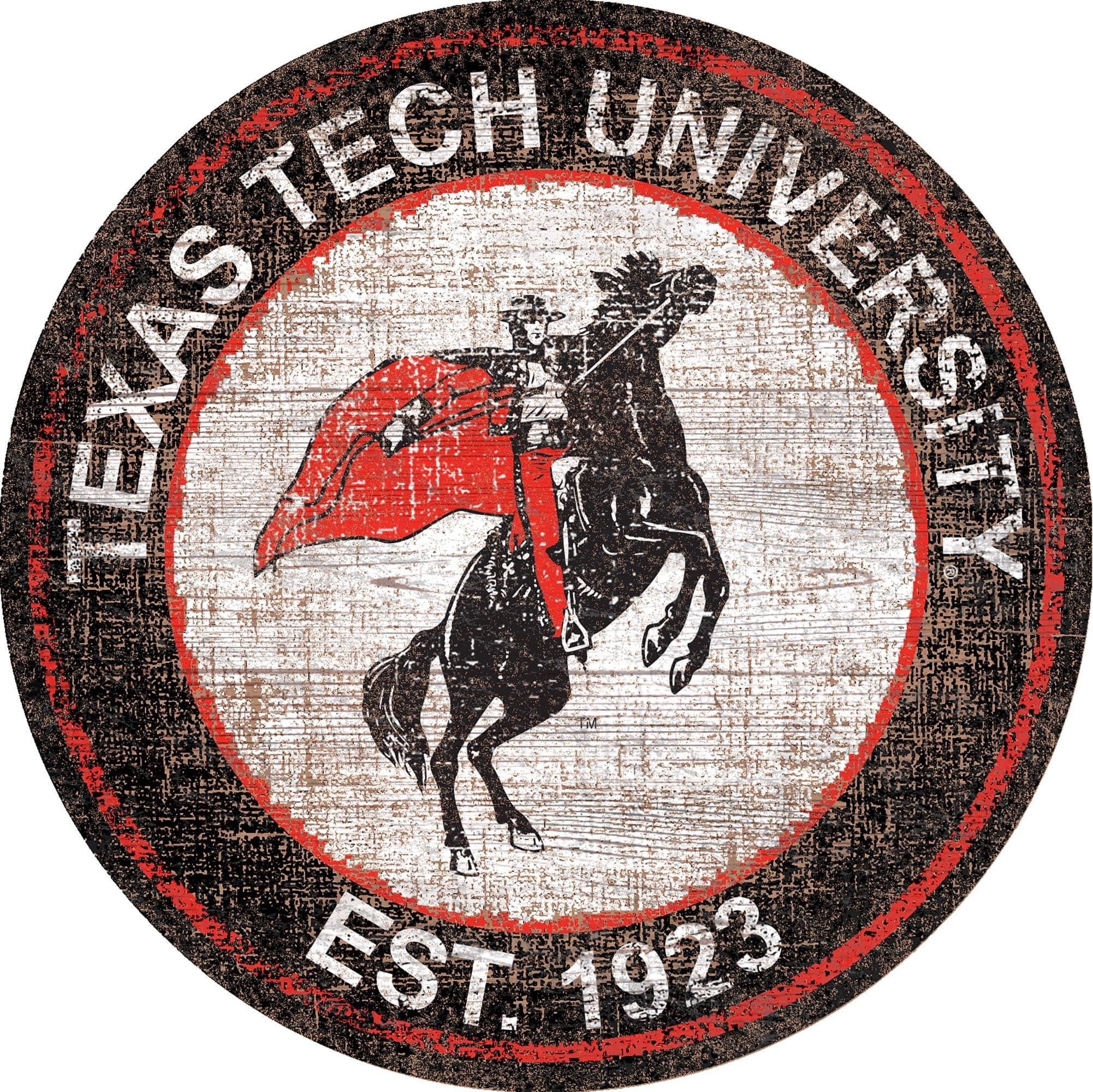 Texas Tech Heritage Logo 24" Circle – Fan Creations GA