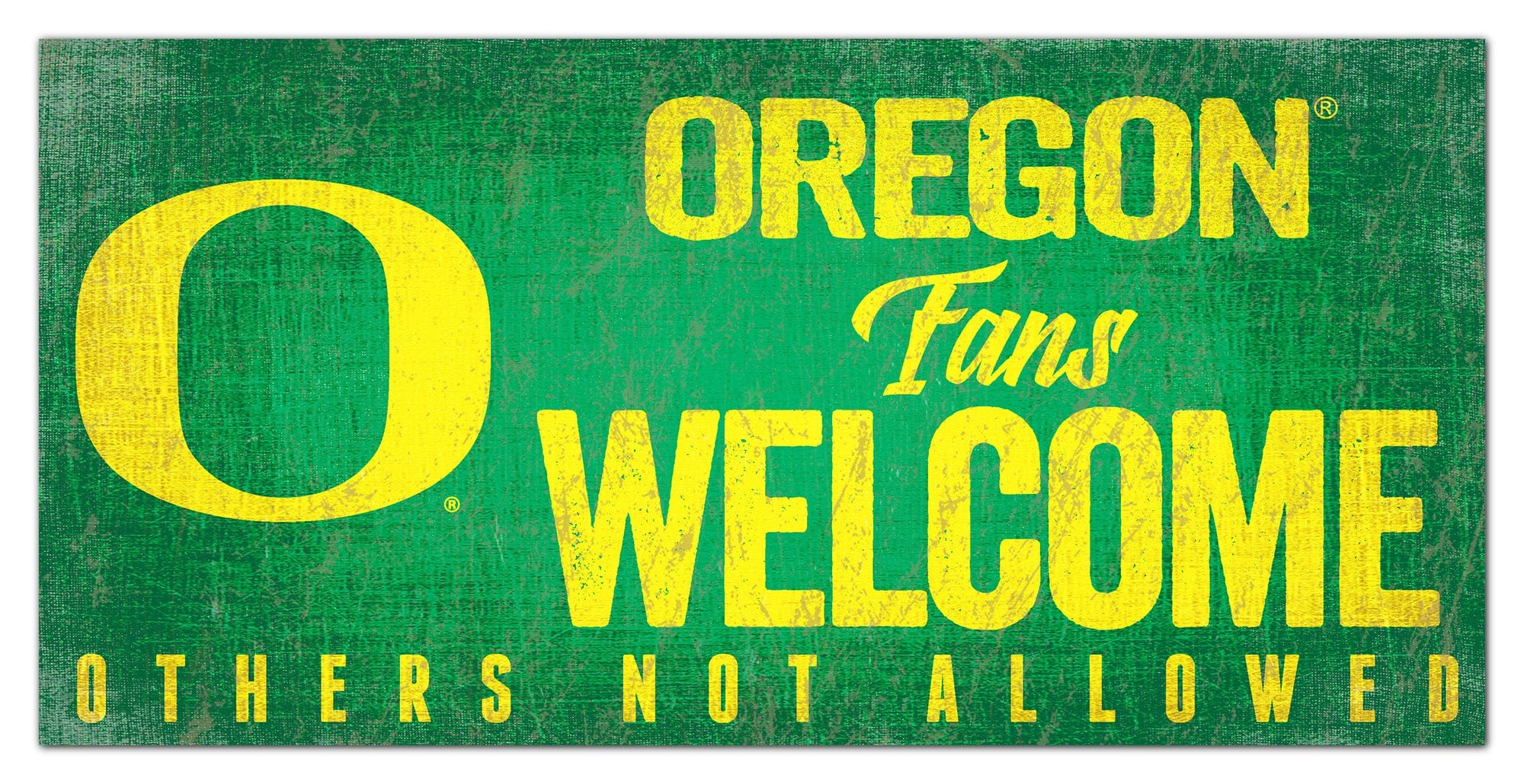 Oregon Fans Welcome Sign – Fan Creations GA