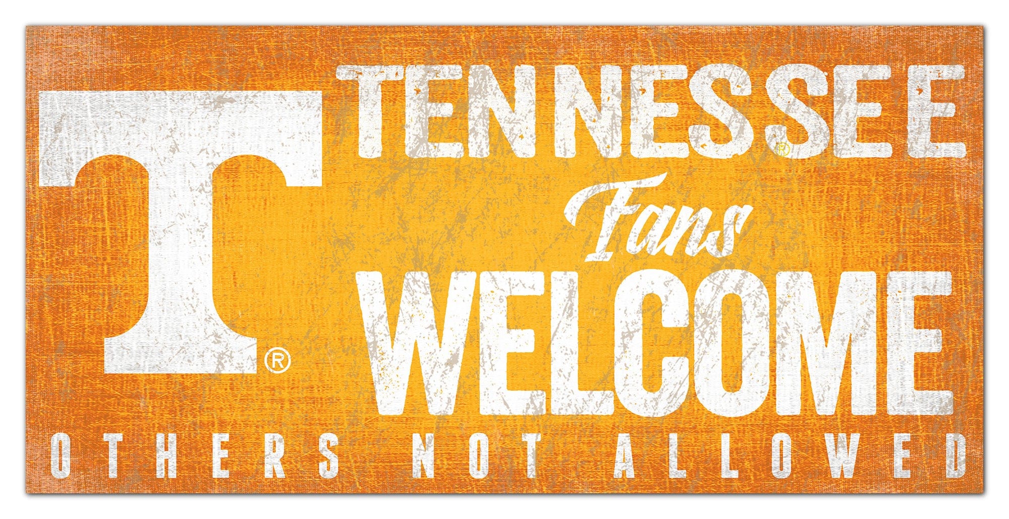 Tennessee Fans Welcome Sign – Fan Creations GA