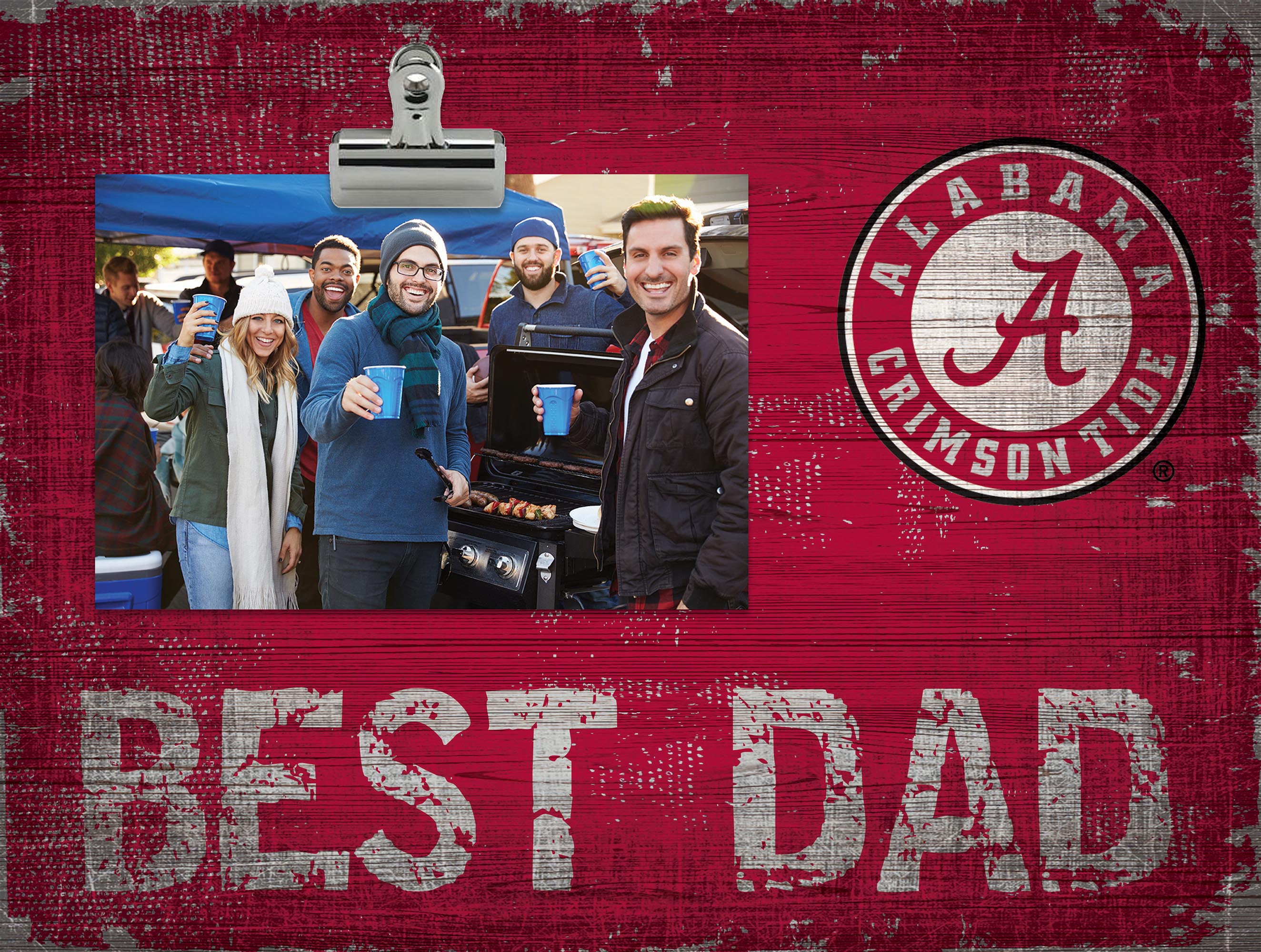 Alabama Best Dad Clip Frame – Fan Creations GA