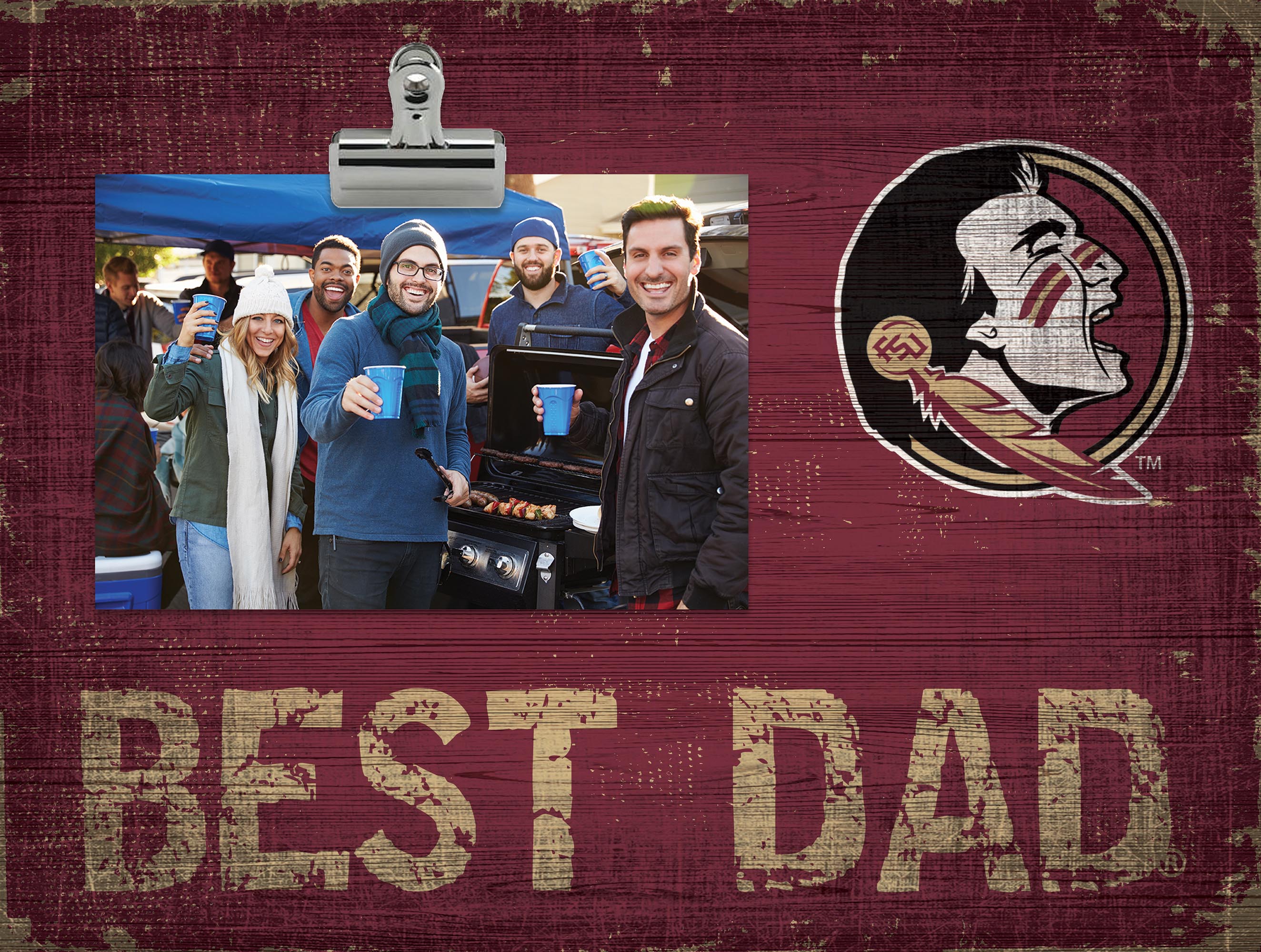Florida State Best Dad Clip Frame – Fan Creations GA