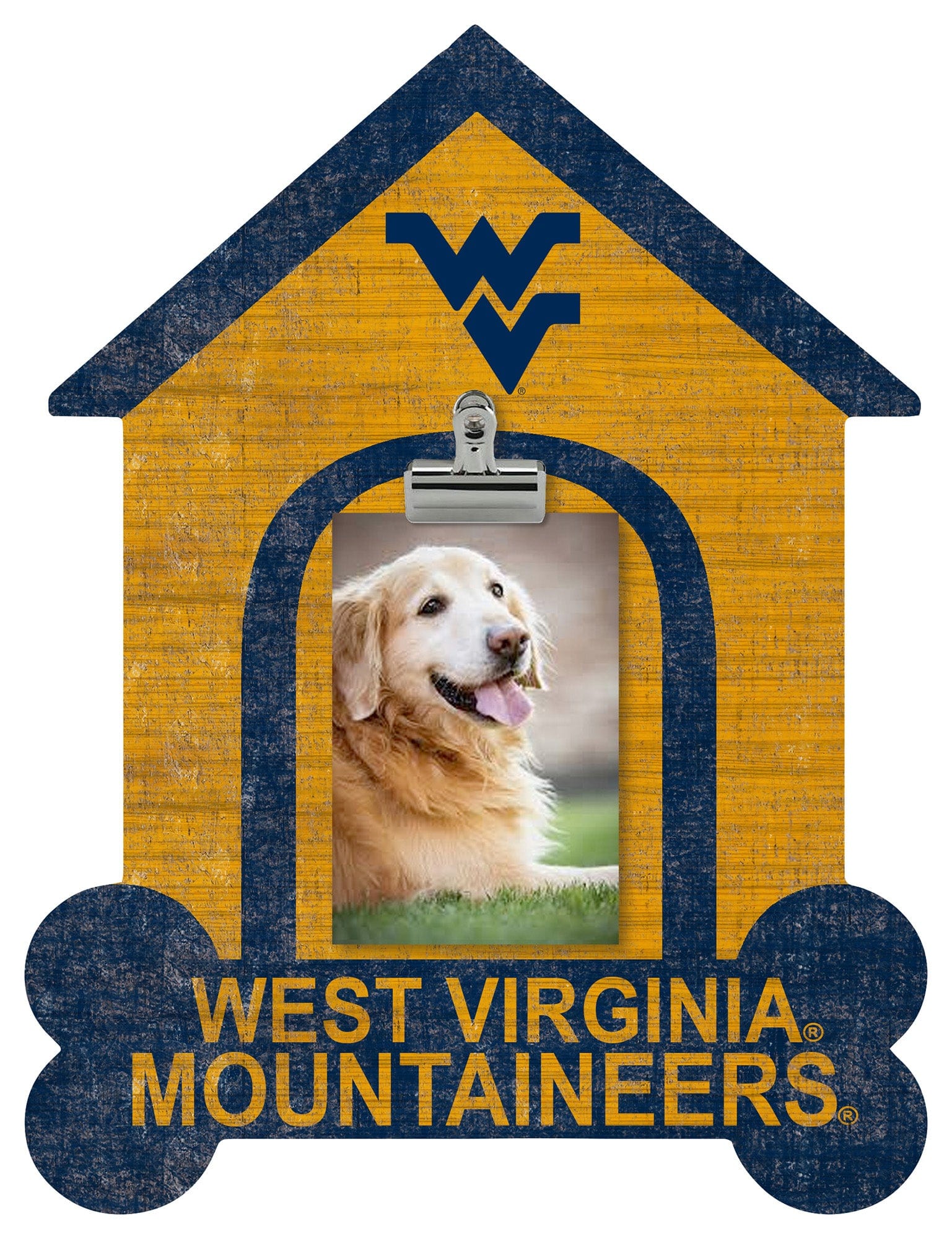 West Virginia Dog Bone House Clip Frame – Fan Creations GA