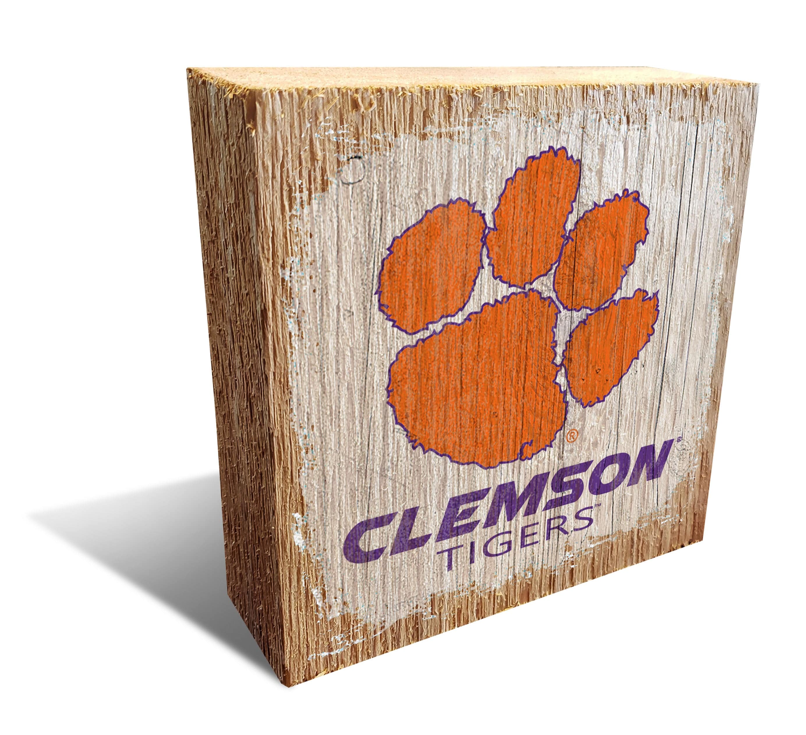 Clemson Team Logo Block – Fan Creations GA