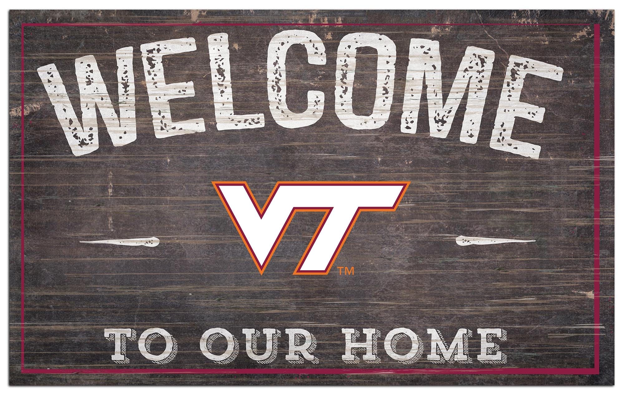 Virginia Tech 11x19in Welcome Sign – Fan Creations GA