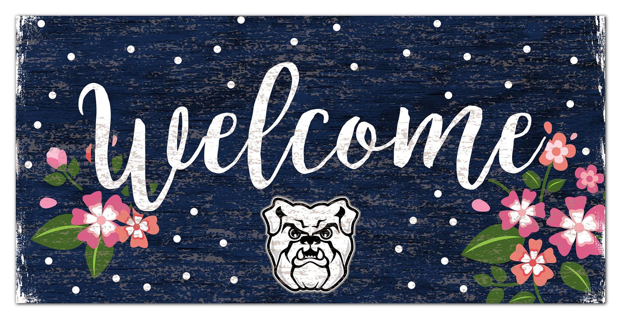 Butler Welcome Floral 6x12 Sign – Fan Creations GA