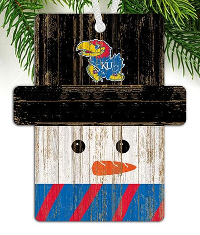 Kansas Snowman Ornament – Fan Creations GA