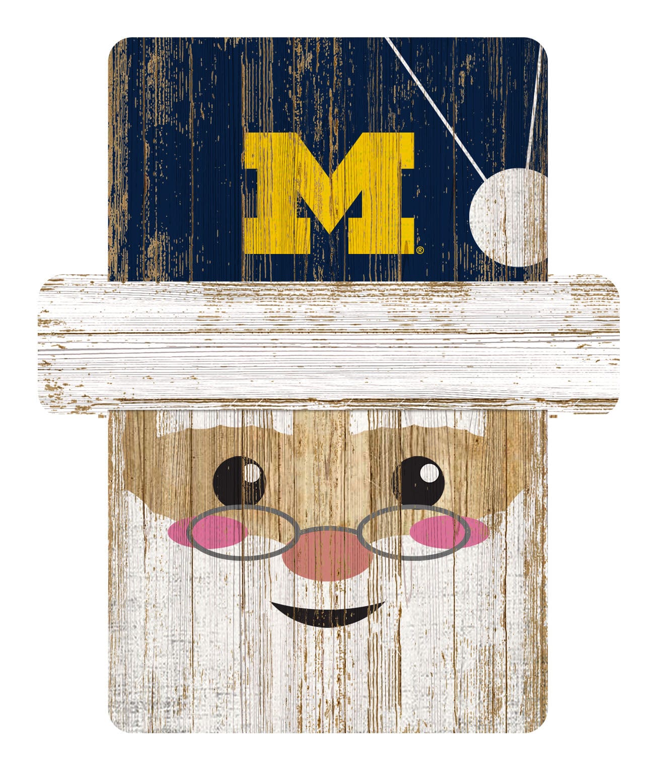 Michigan Santa Ornament – Fan Creations GA