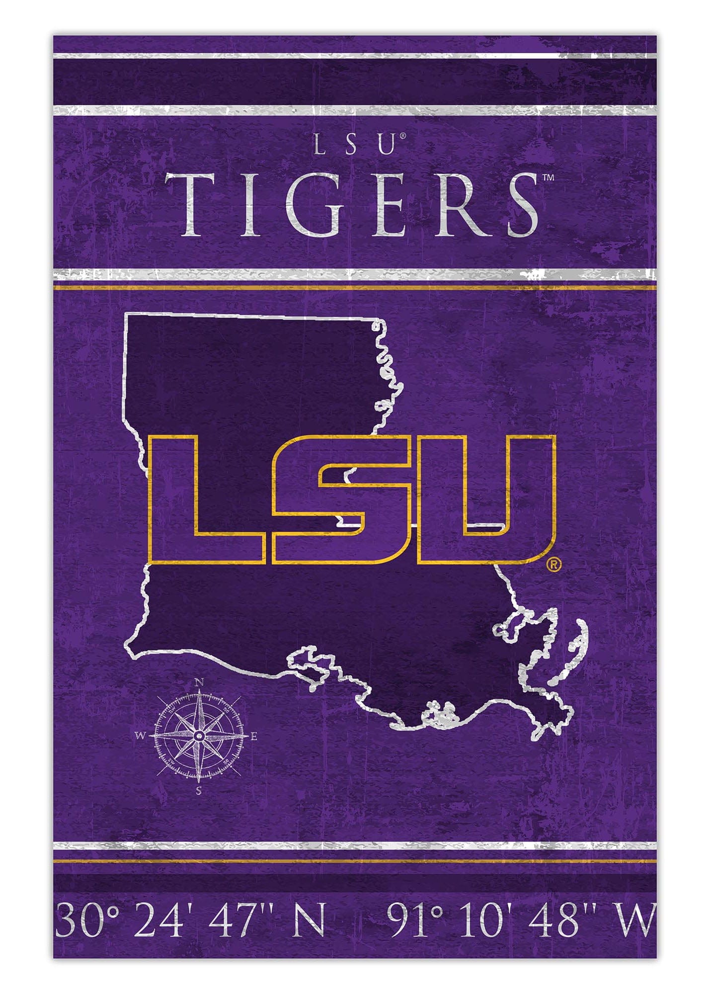 LSU Coordinates 17x26 – Fan Creations GA