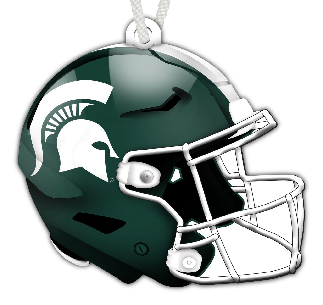 Michigan State Helmet Ornament – Fan Creations GA