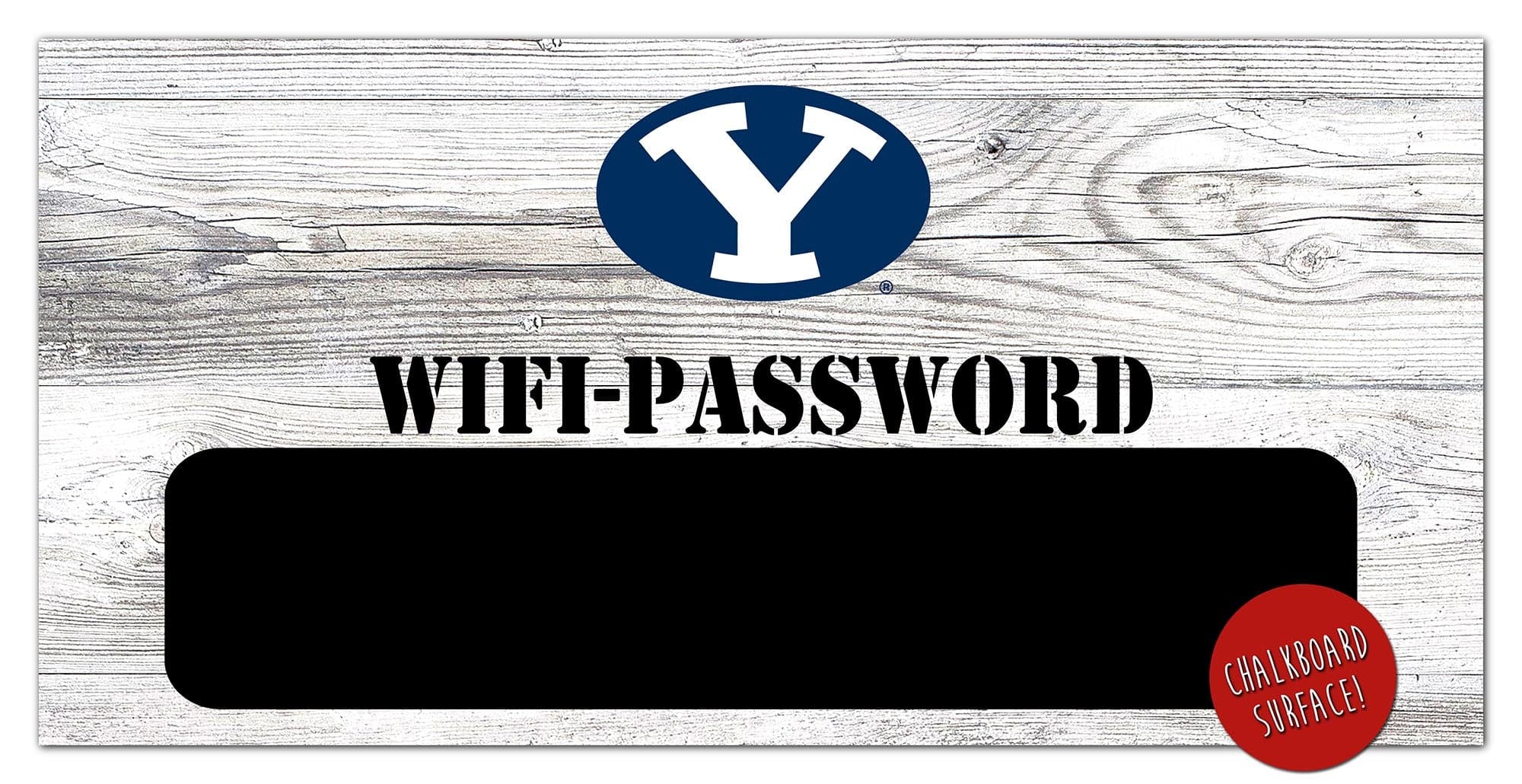 BYU Wifi Password 6x12 Sign – Fan Creations GA