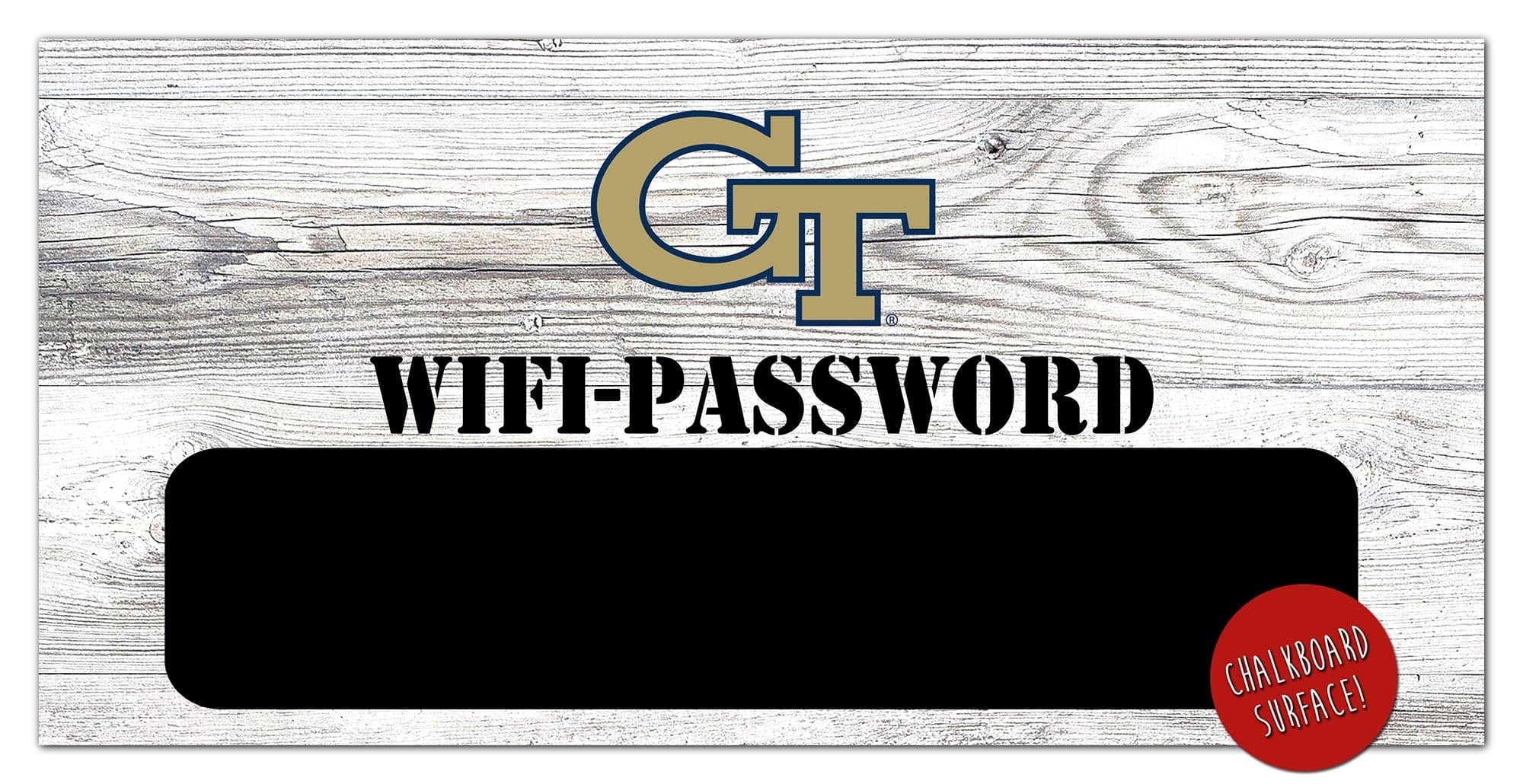 Georgia Tech Wifi Password 6x12 Sign – Fan Creations GA