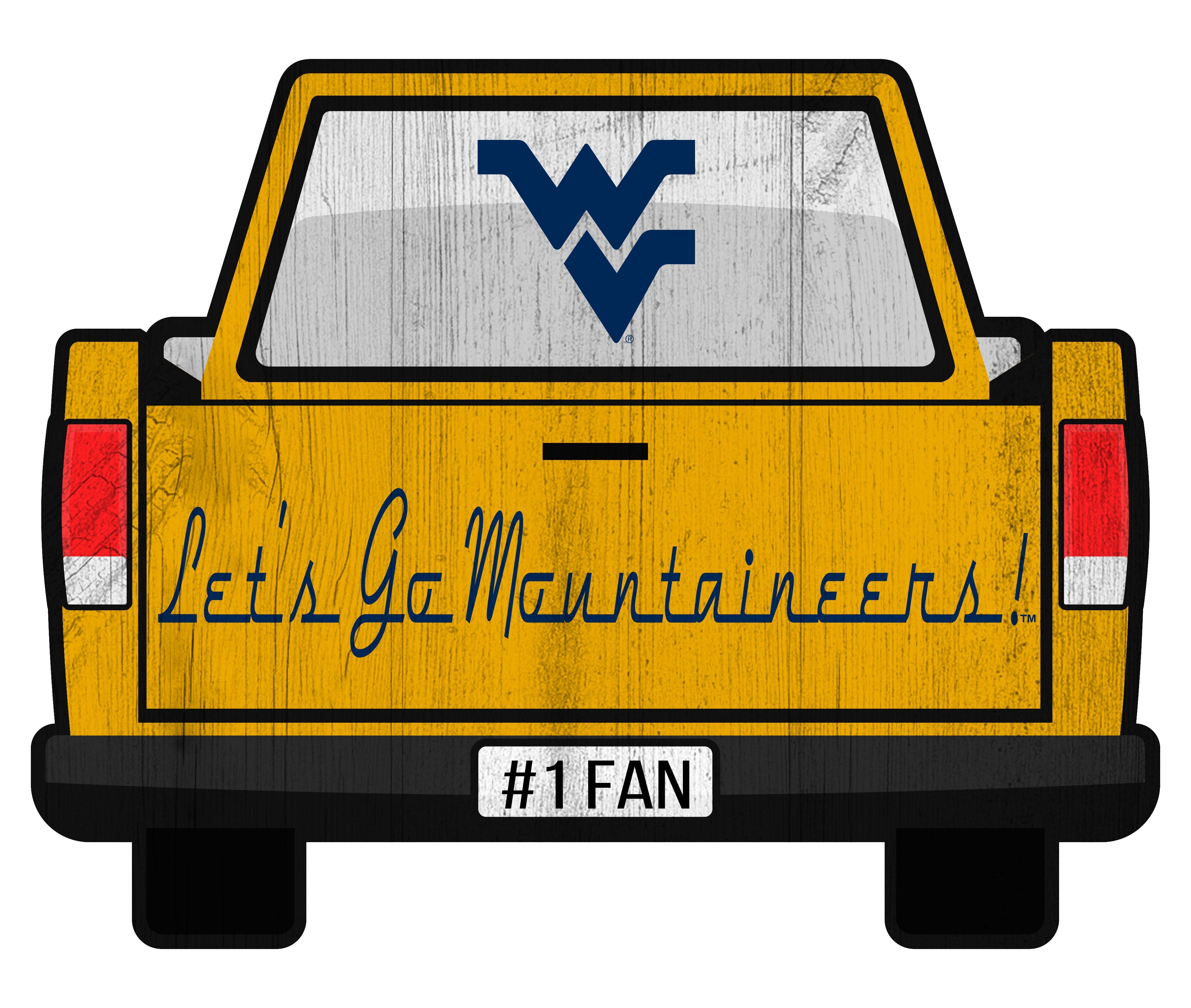West Virginia Slogan Truck Back Vintage 12in – Fan Creations GA