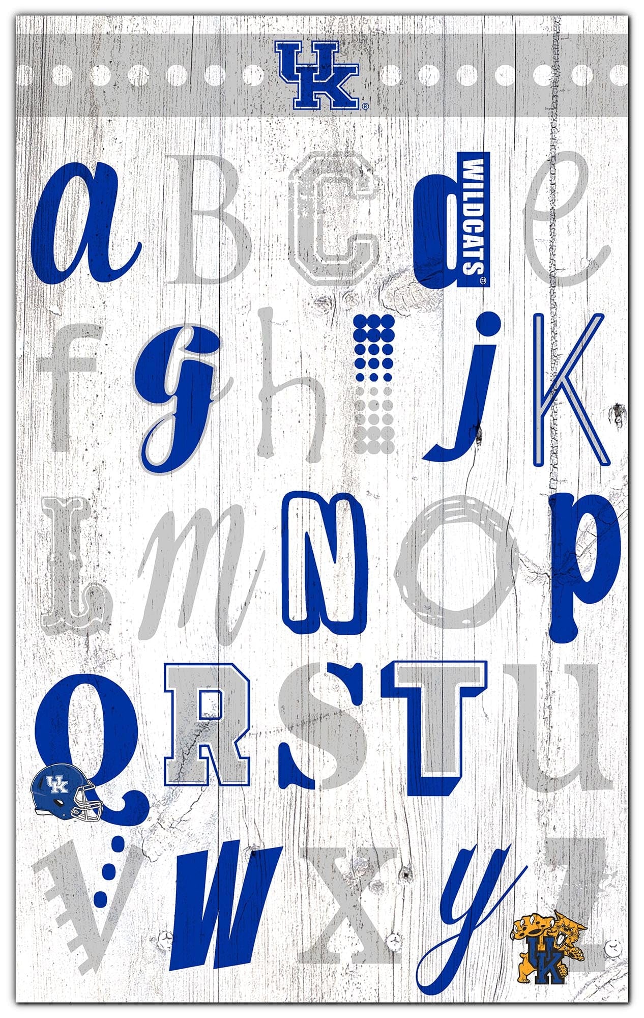 Kentucky Alphabet Sign 11x19 – Fan Creations GA