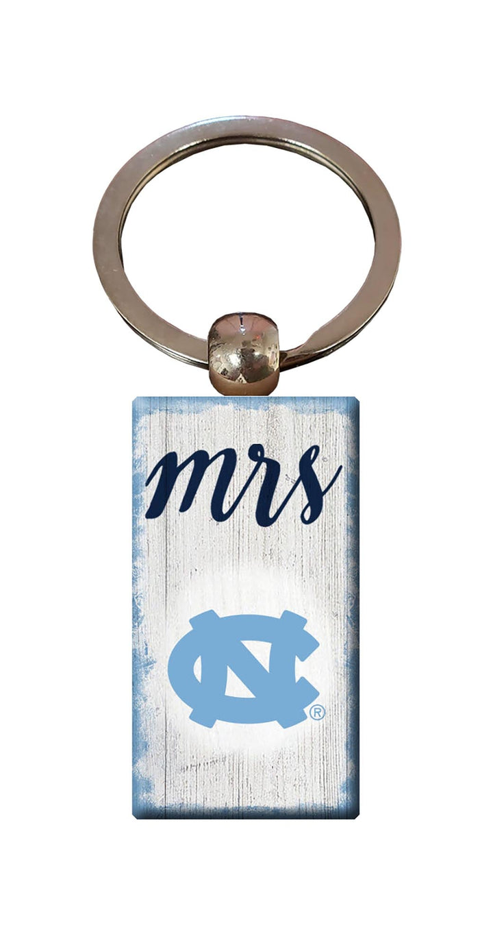 North Carolina Script Mrs Keychain – Fan Creations GA