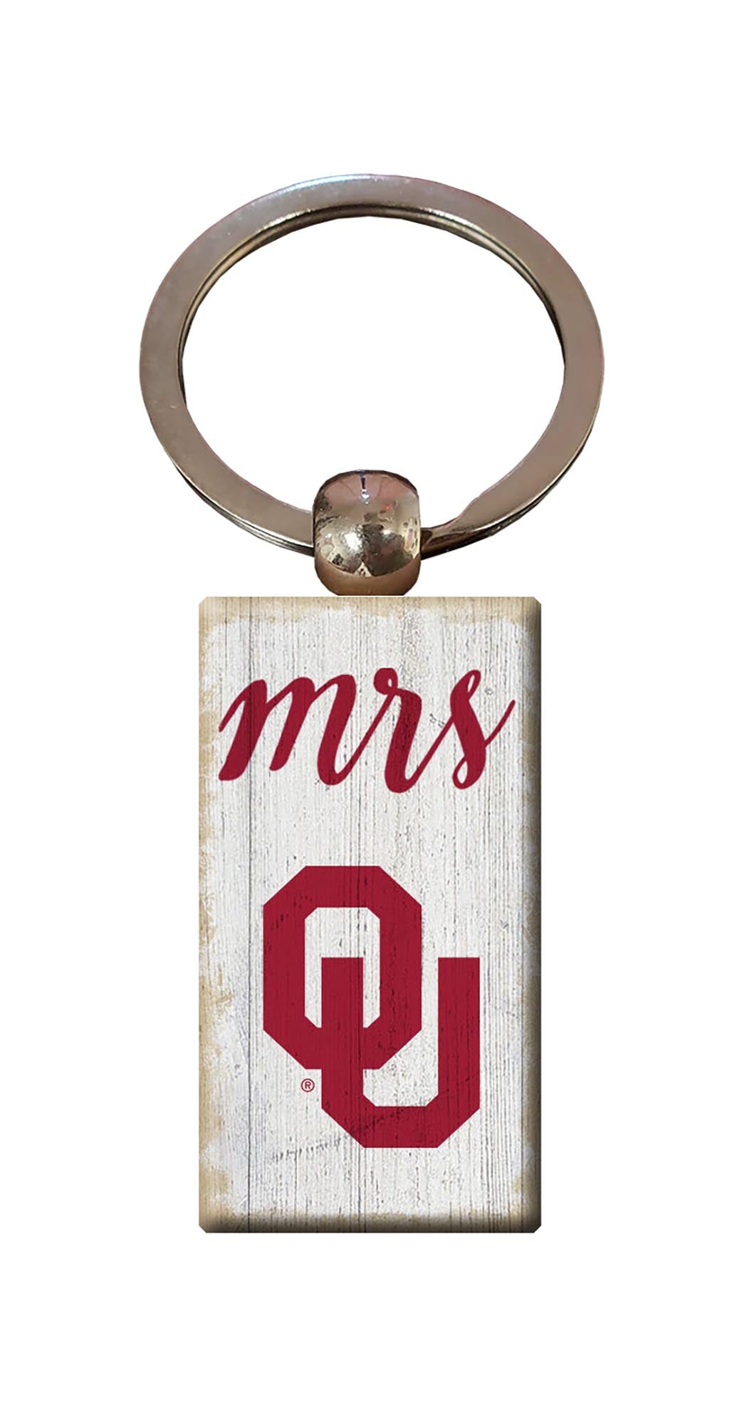 University of Oklahoma Script Mrs Keychain – Fan Creations GA