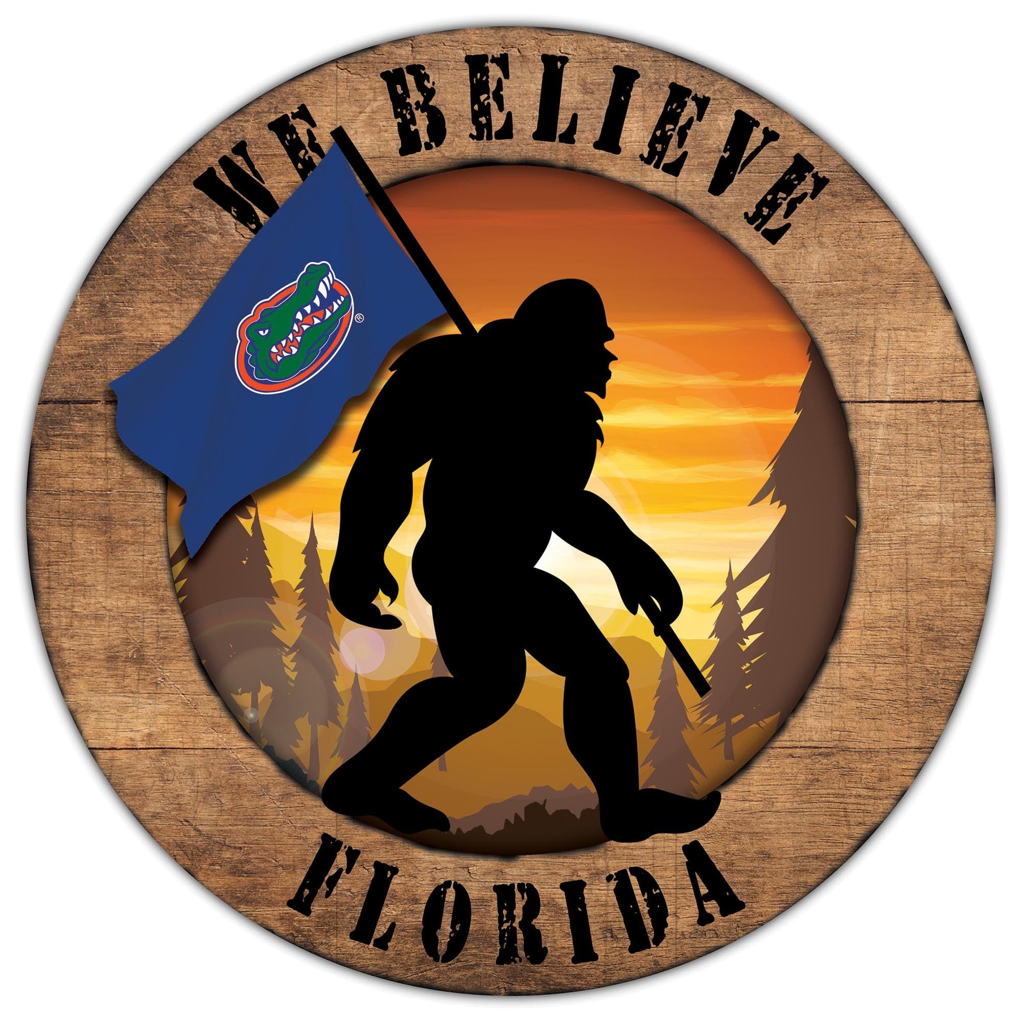 University of Florida Bigfoot 12in Circle – Fan Creations GA