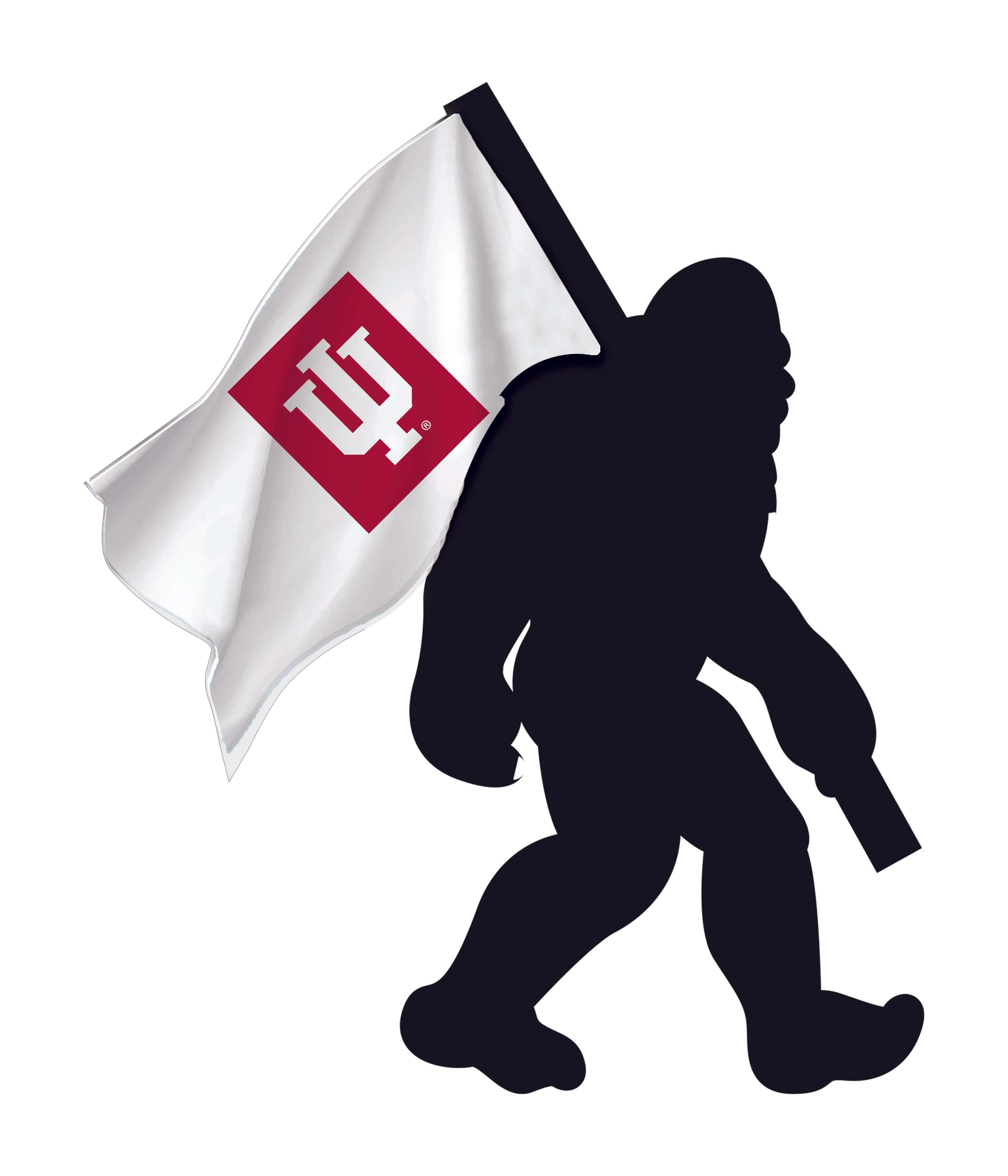 Indiana 18 inch Bigfoot Cutout – Fan Creations GA