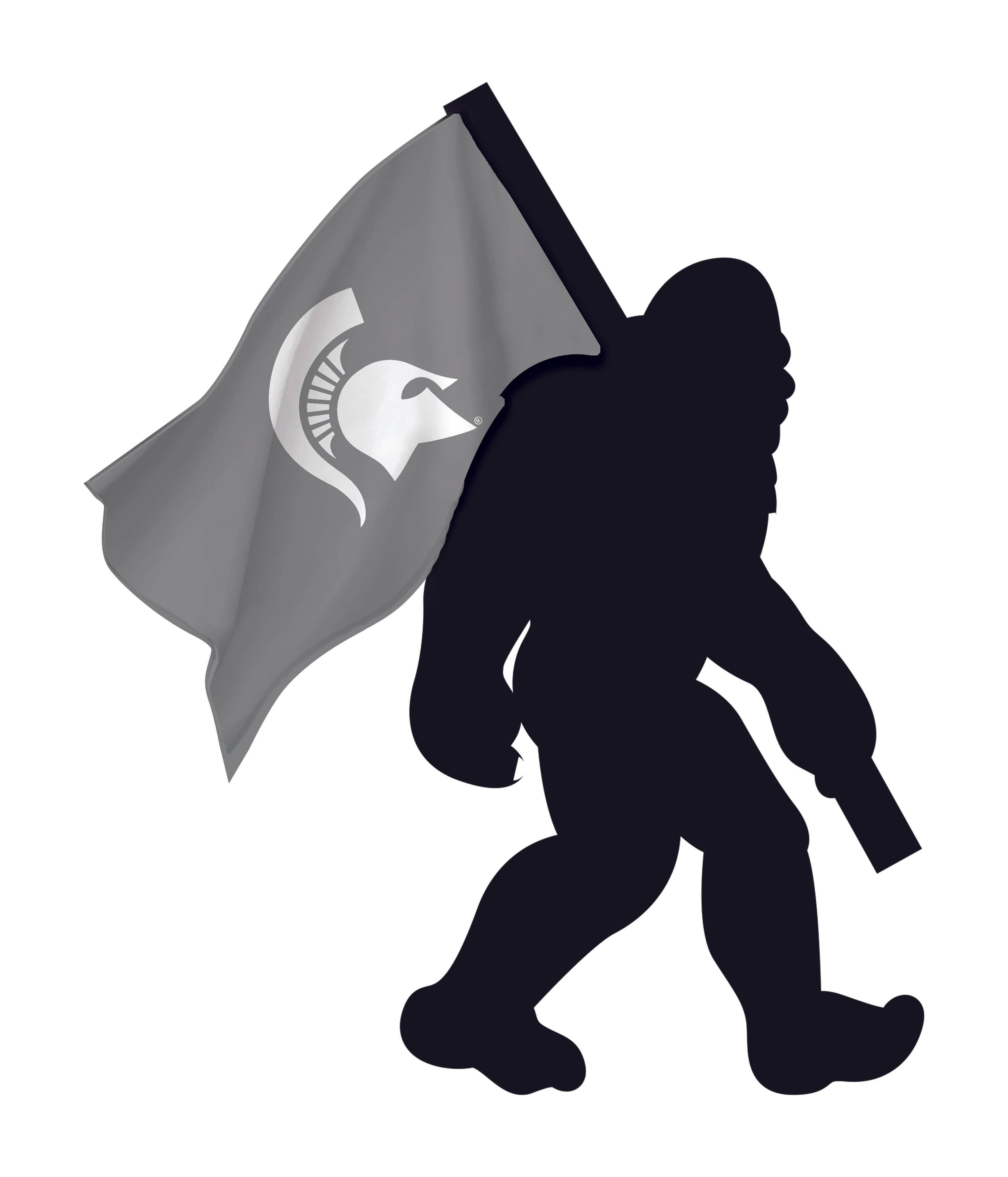 Michigan State 18 inch Bigfoot Cutout – Fan Creations GA