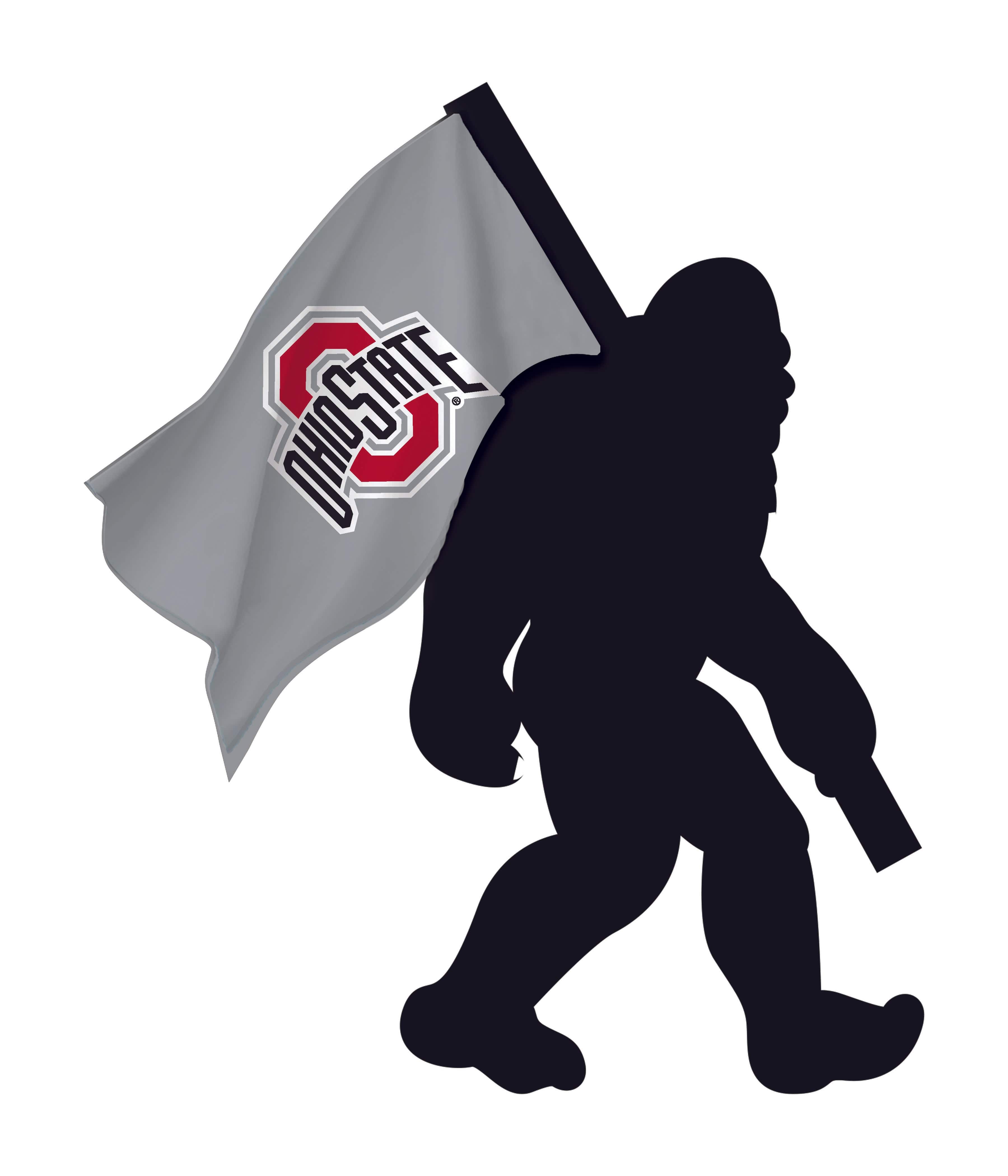 Ohio State University 18 inch Bigfoot Cutout – Fan Creations GA