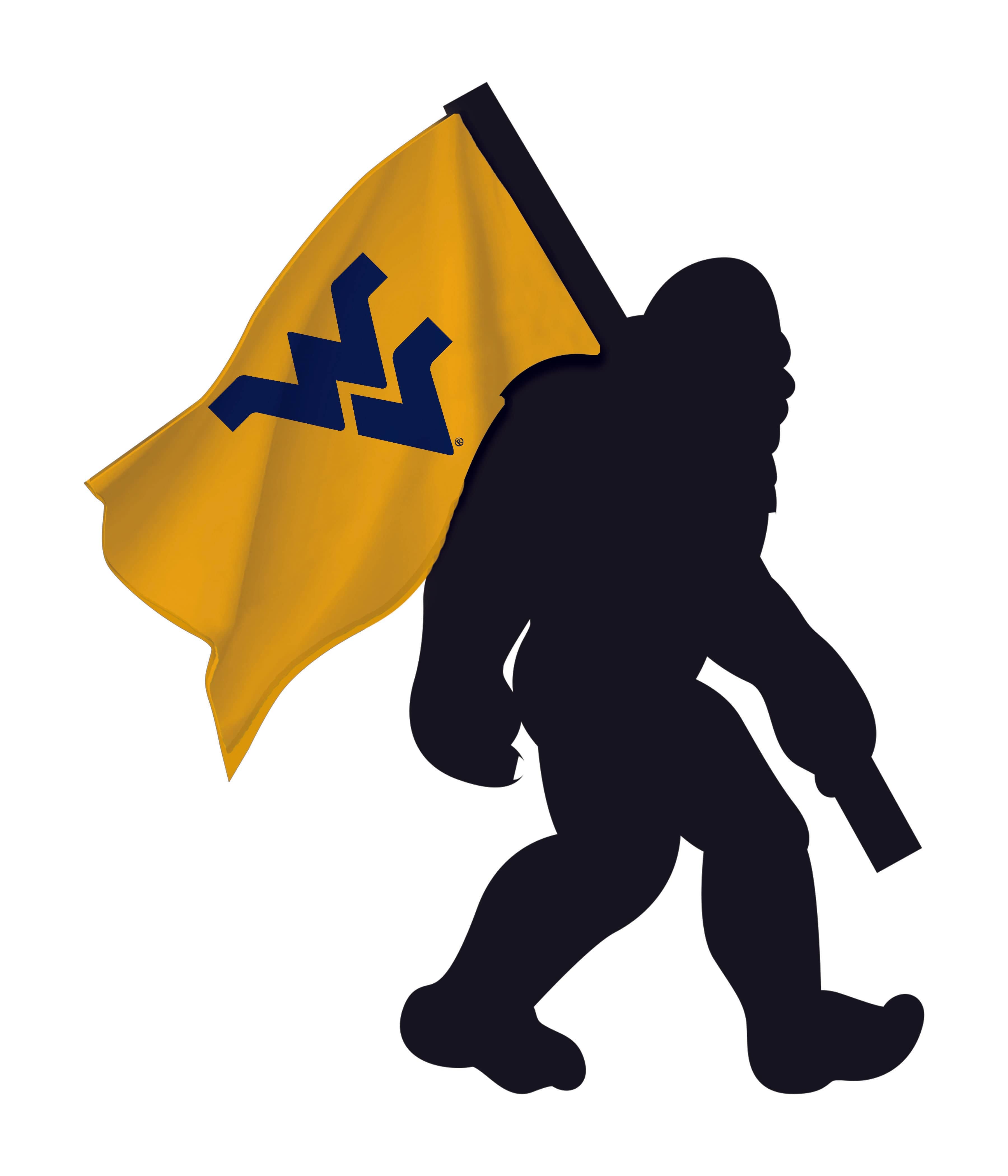 West Virginia 18 inch Bigfoot Cutout – Fan Creations GA