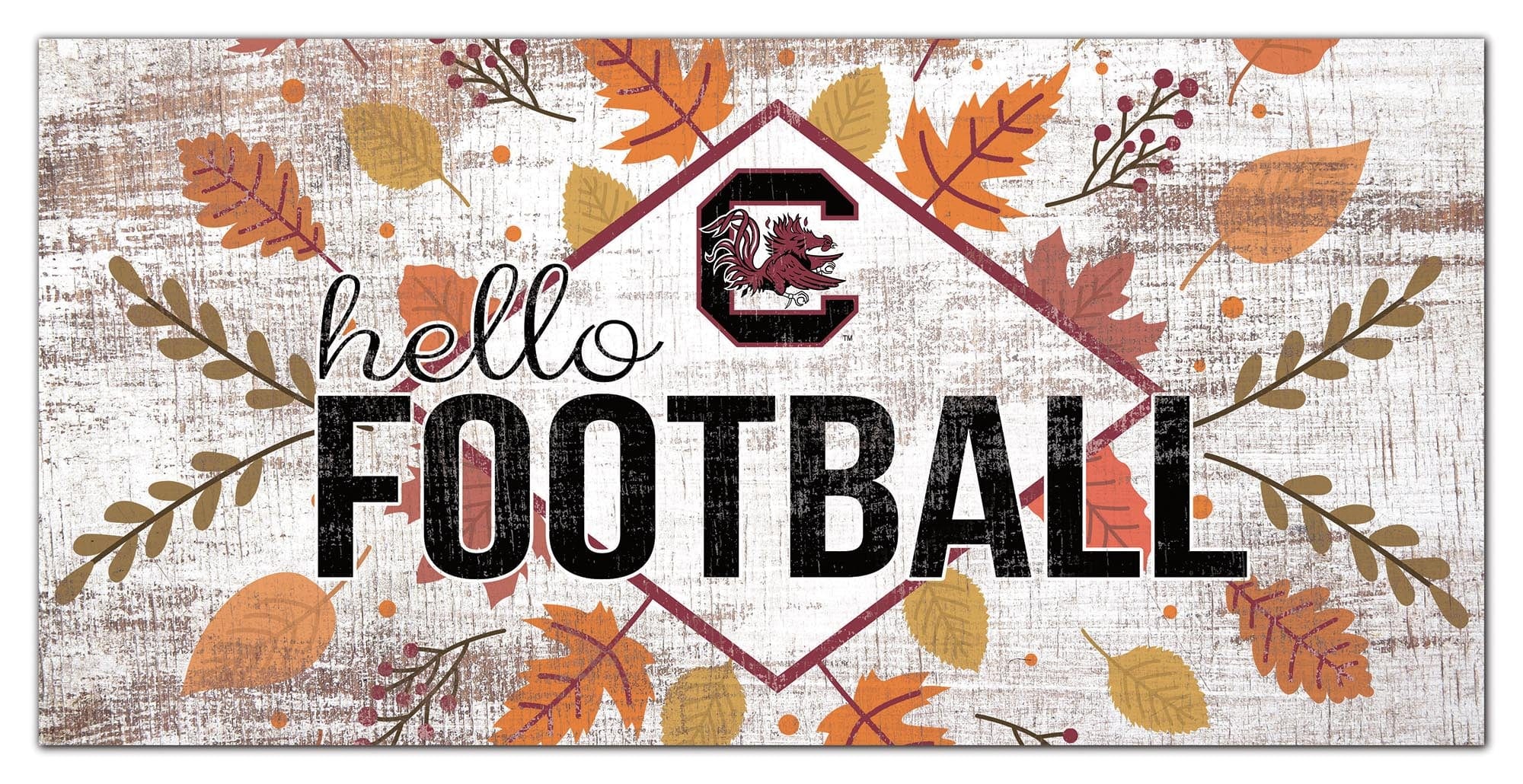 South Carolina Hello Football 6x12 – Fan Creations GA