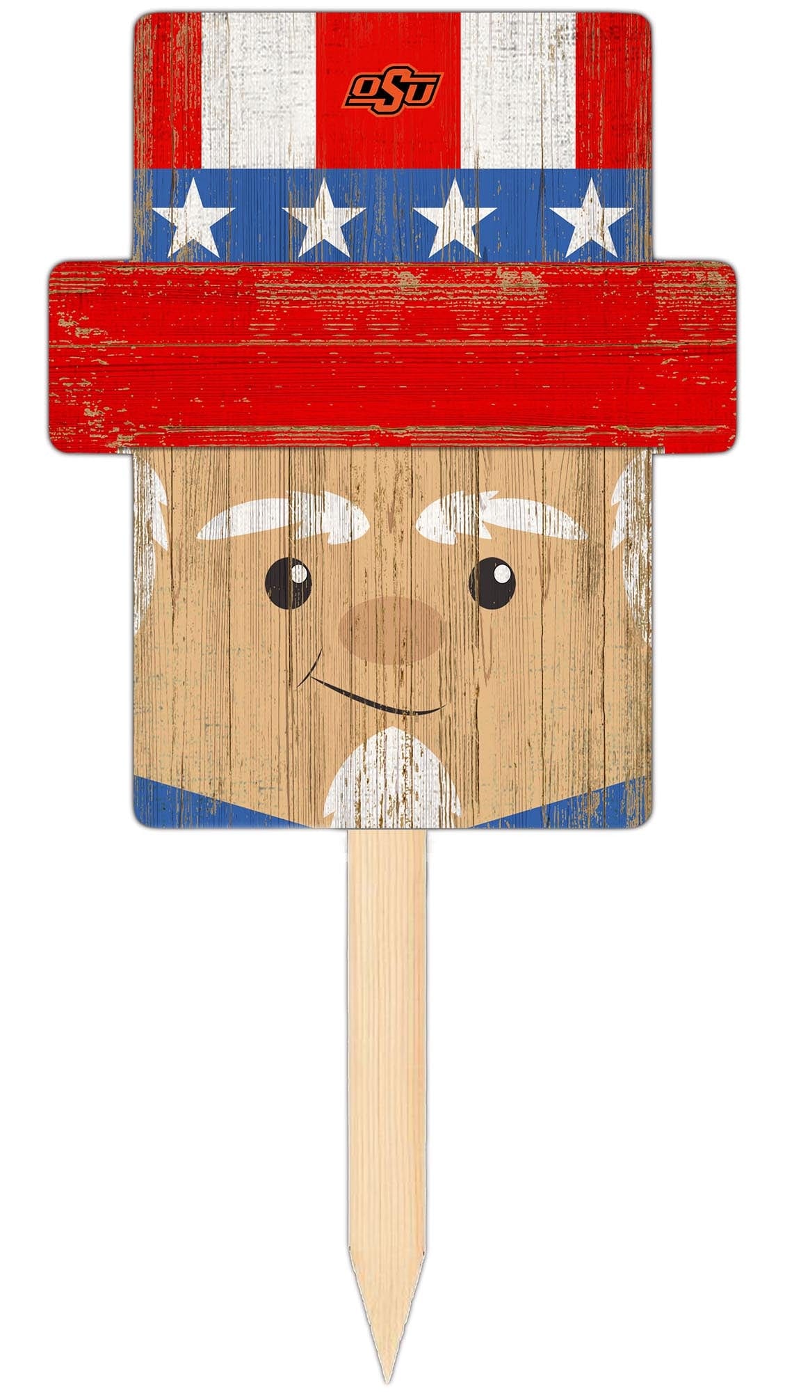 Oklahoma State Uncle Sam Head Yard – Fan Creations GA