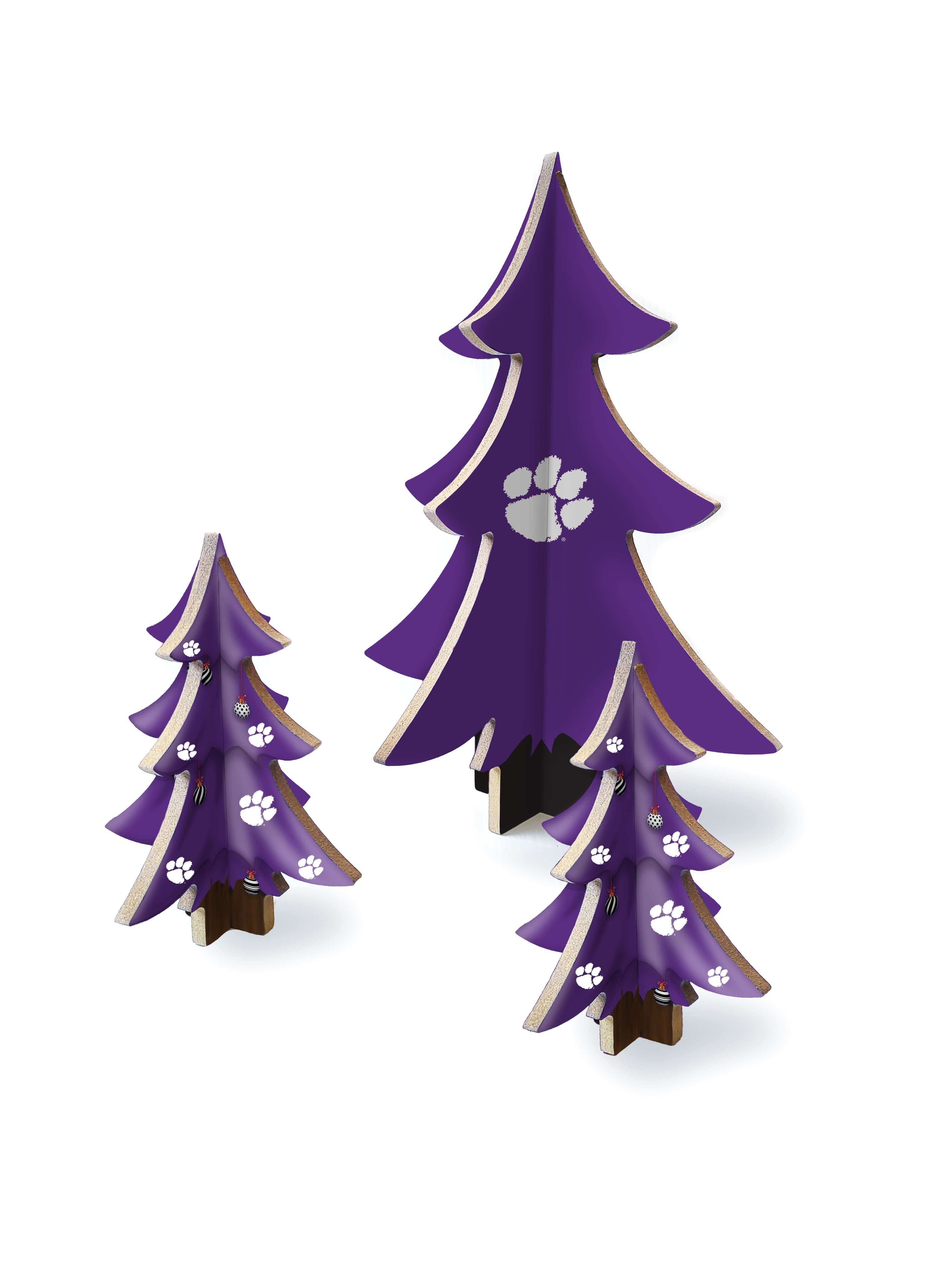 Clemson Desktop Tree Set – Fan Creations GA