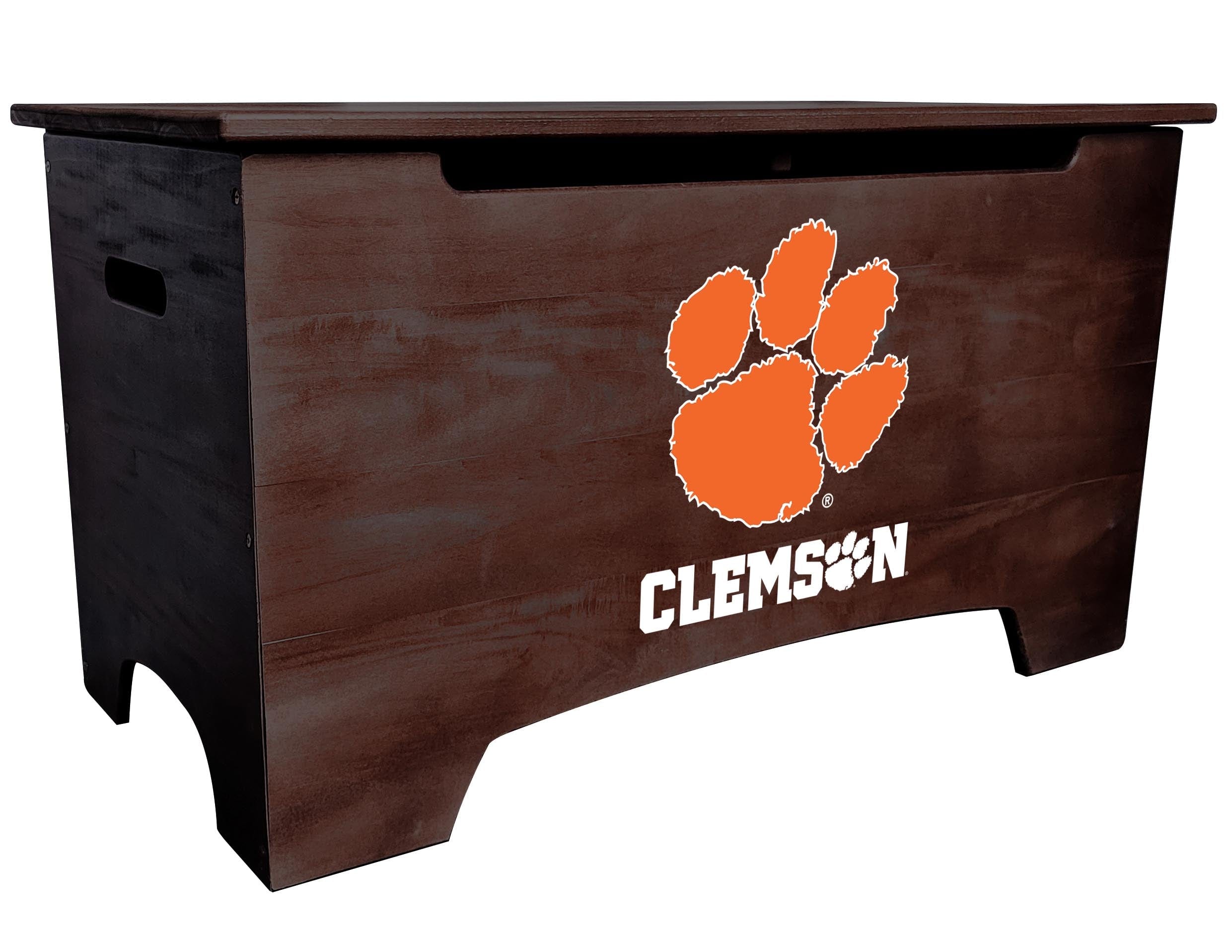 Clemson Logo Storage Chest – Fan Creations GA