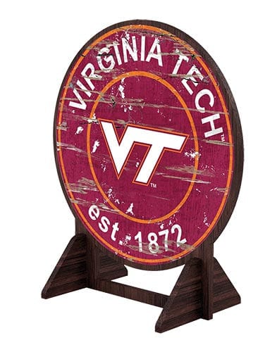 fan creations Virginia Tech Desktop Circle Logo Stand Top Sale | Hots