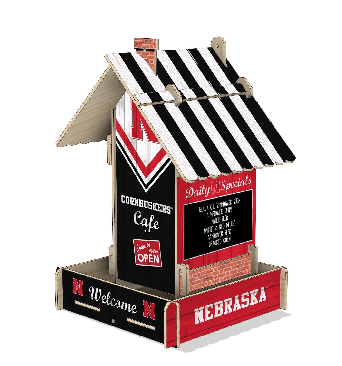 Nebraska Bird Feeder – Fan Creations GA
