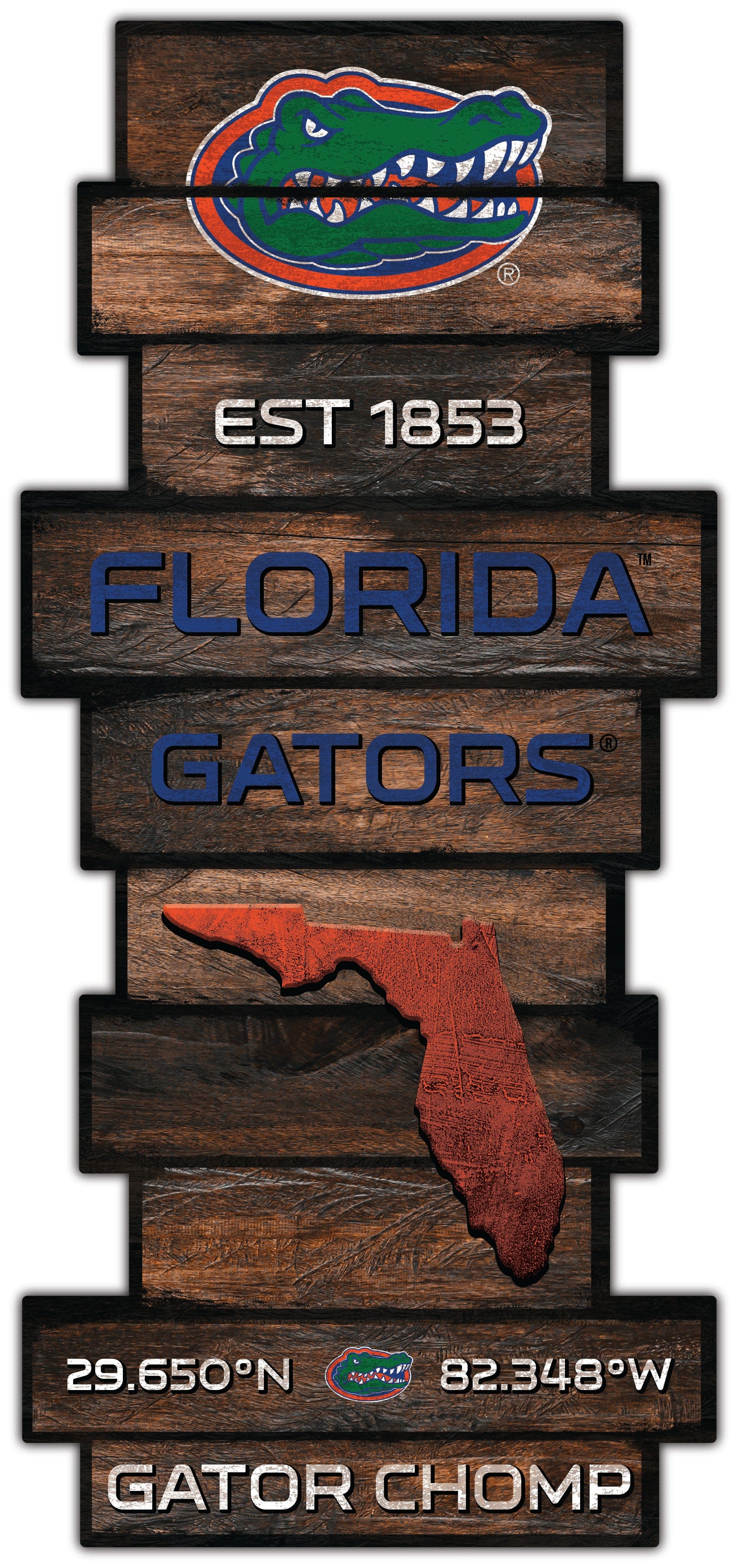 Florida Wood Celebration Stack 24" Sign – Fan Creations GA