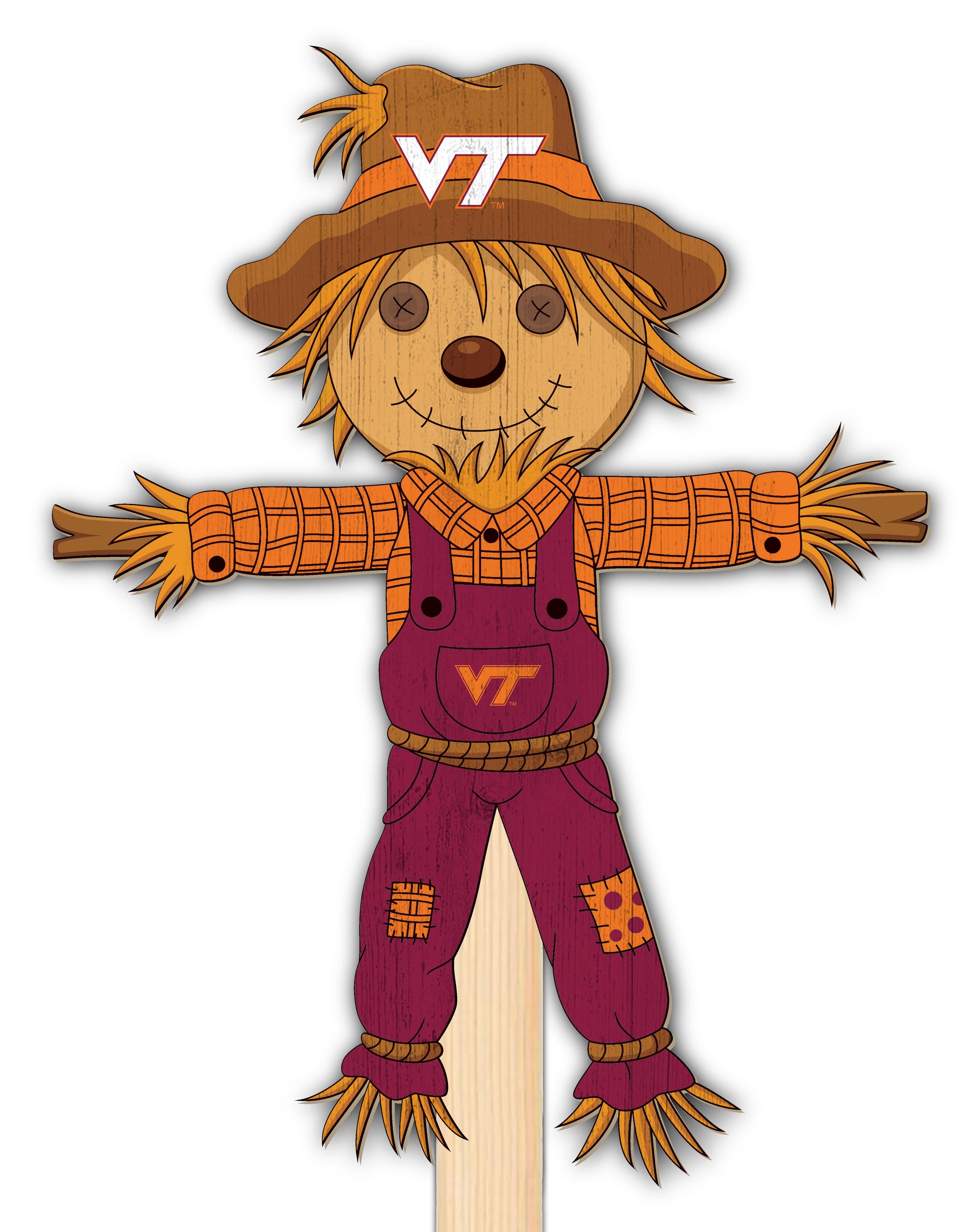 Virginia Tech Scarecrow Yard Stake – Fan Creations GA