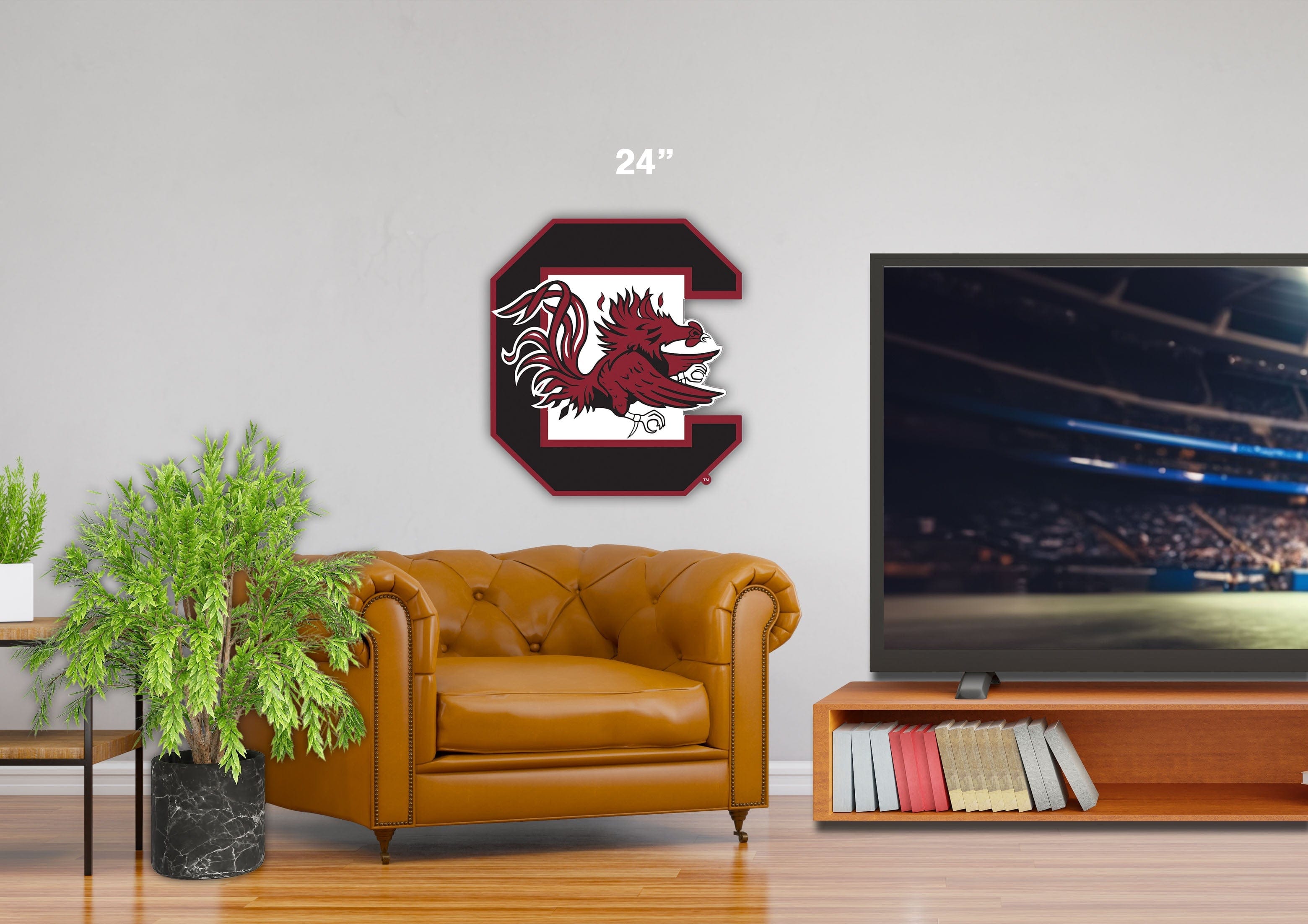 24" NCAA University of South Carolina Logo Cutout – Fan Creations GA