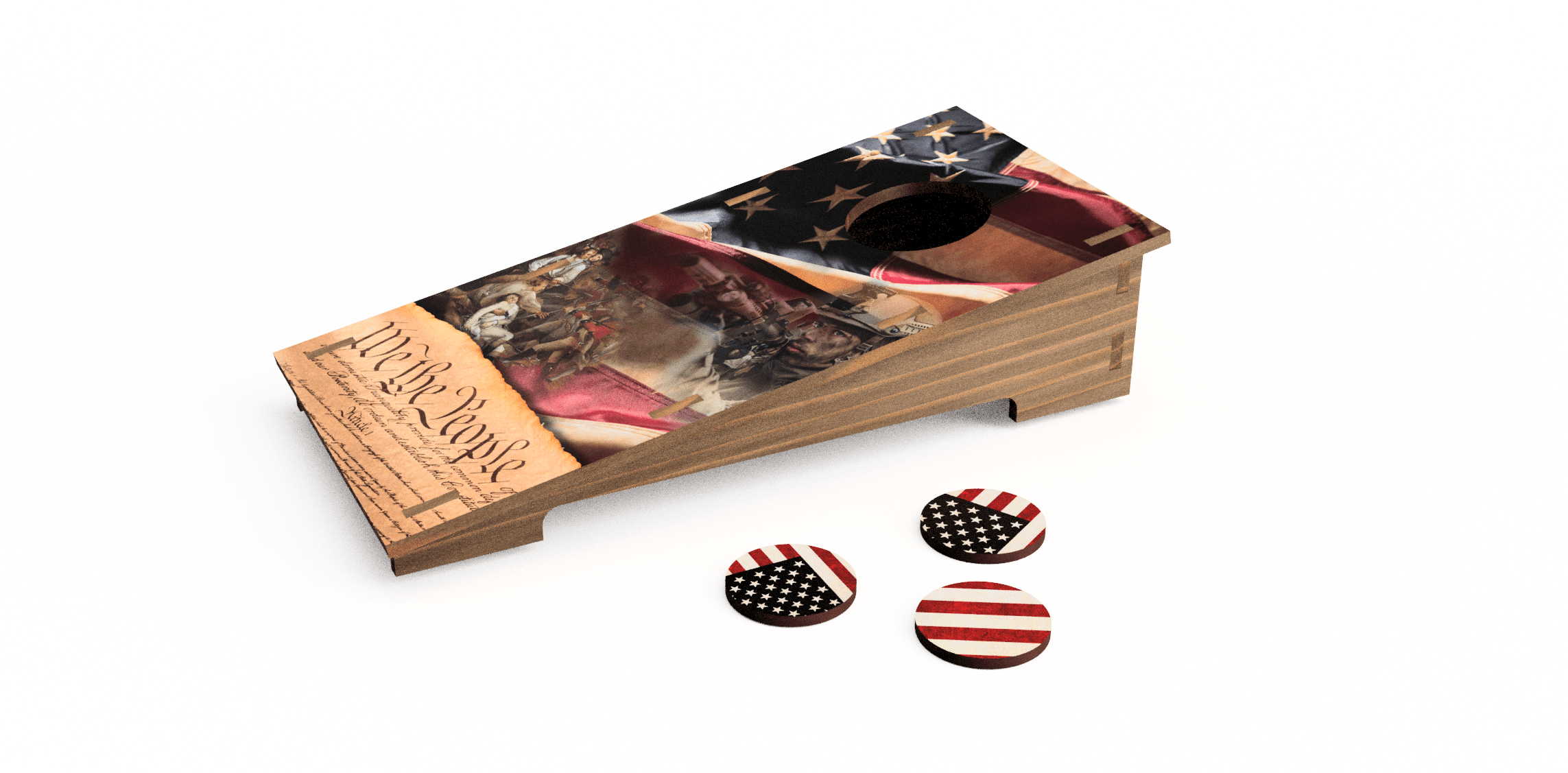 Constitution Desktop Cornhole – Fan Creations GA