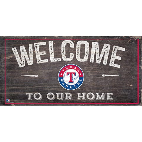 Texas Rangers Welcome Distressed Sign – Fan Creations GA