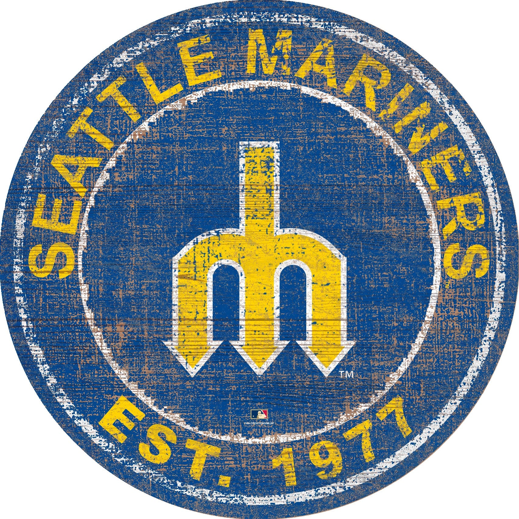 Seattle Mariners Heritage Logo 24" Circle – Fan Creations GA