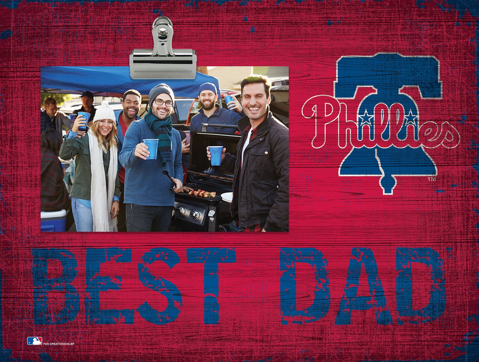 Philadelphia Phillies Best Dad Clip Frame – Fan Creations GA